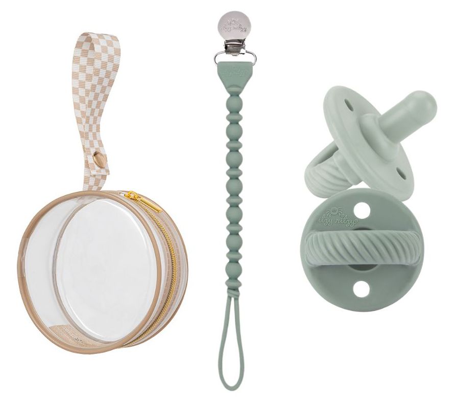 Itzy Ritzy Sweetie Soother Agave Pacifier Start er Kit - QVC.com