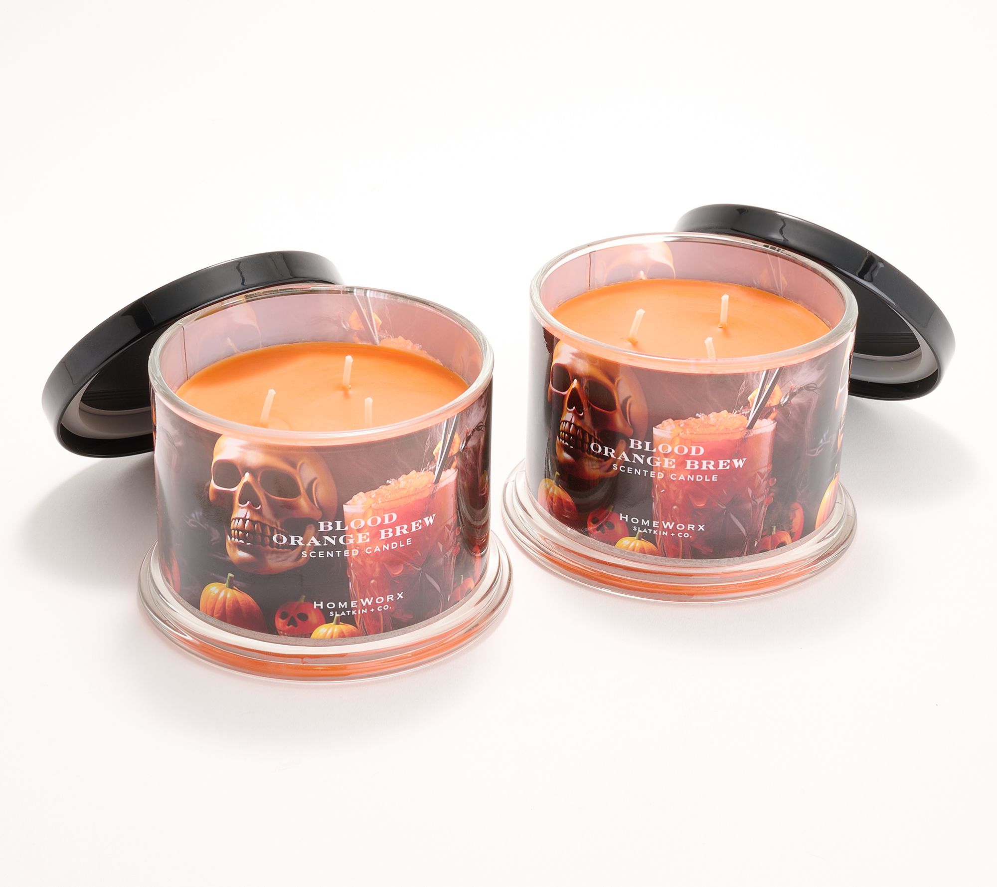 "As Is" HomeWorx by Slatkin + Co. S/2 14oz Spell Bound Candles - QVC.com