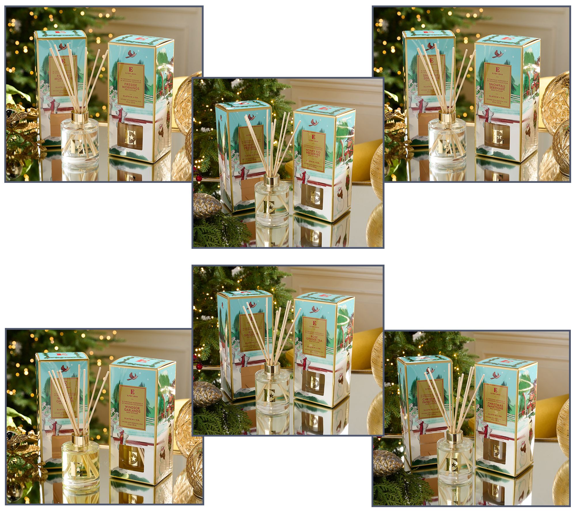 Elton John x Slatkin + Co. Set of 2 Reed Diffusers - QVC.com