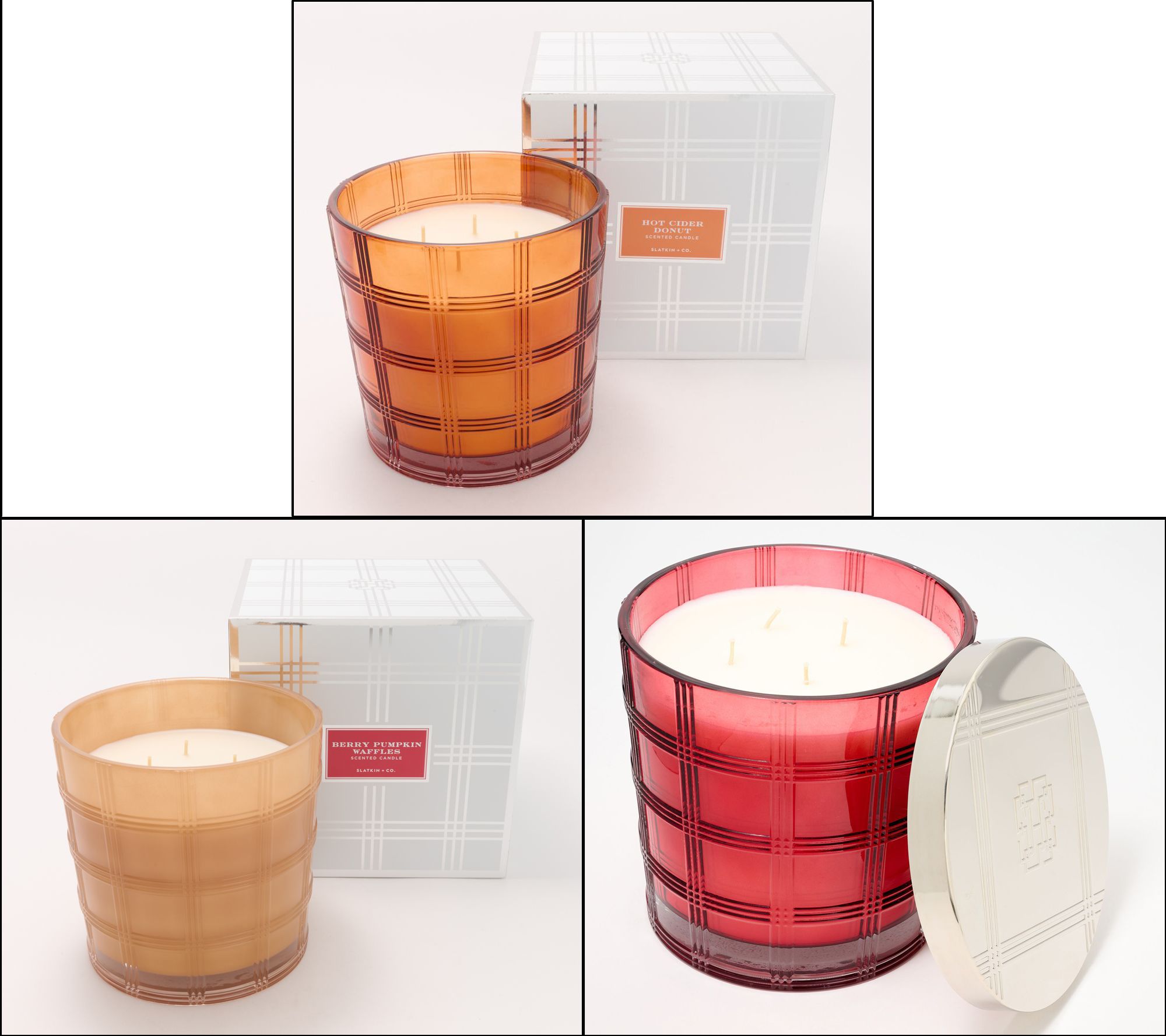 HomeWorx by Slatkin + Co. Luxe 50oz Harvest Candles - QVC.com