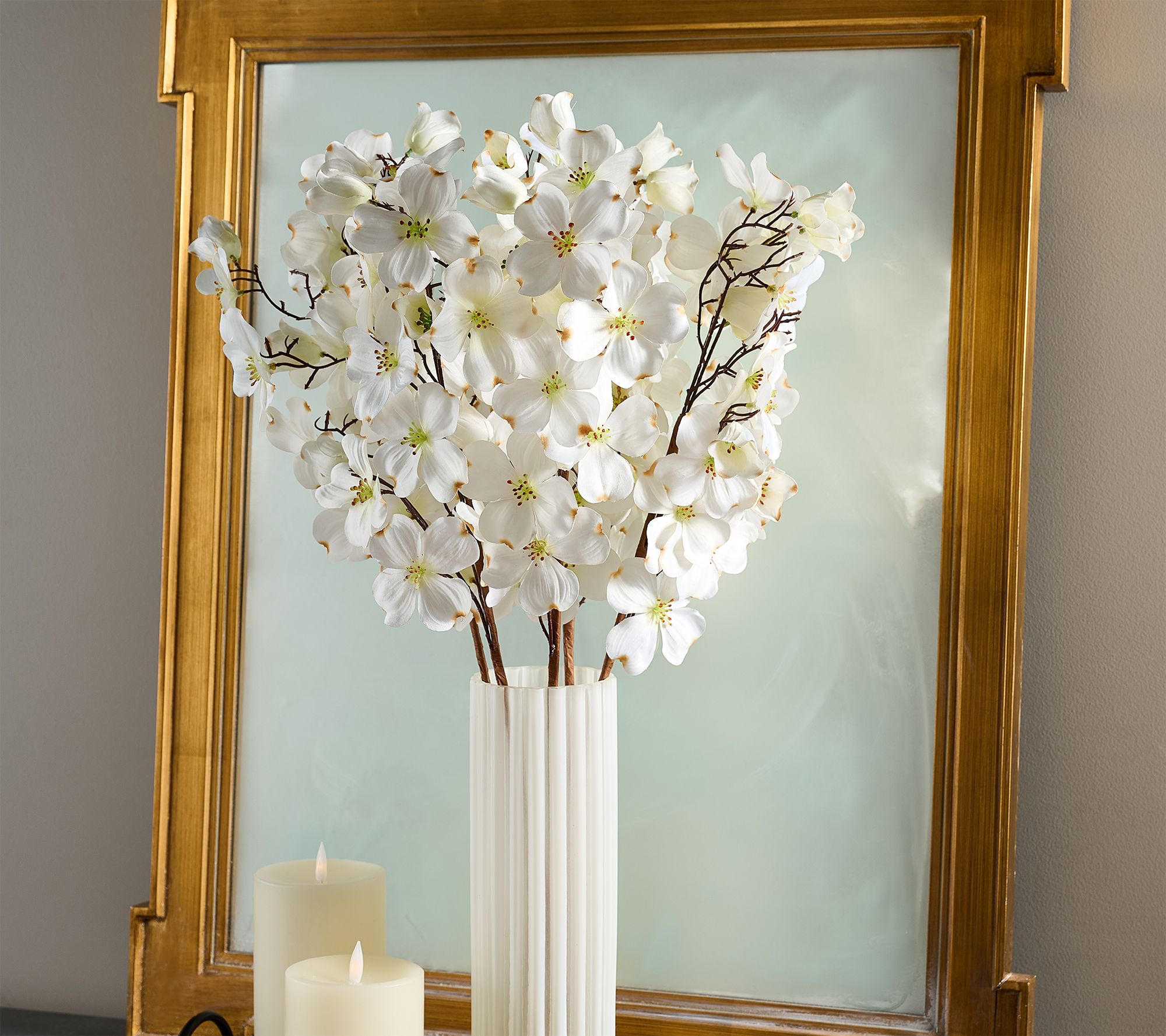 "As Is" Set of 6 30" Dogwood Stems by Valerie - QVC.com