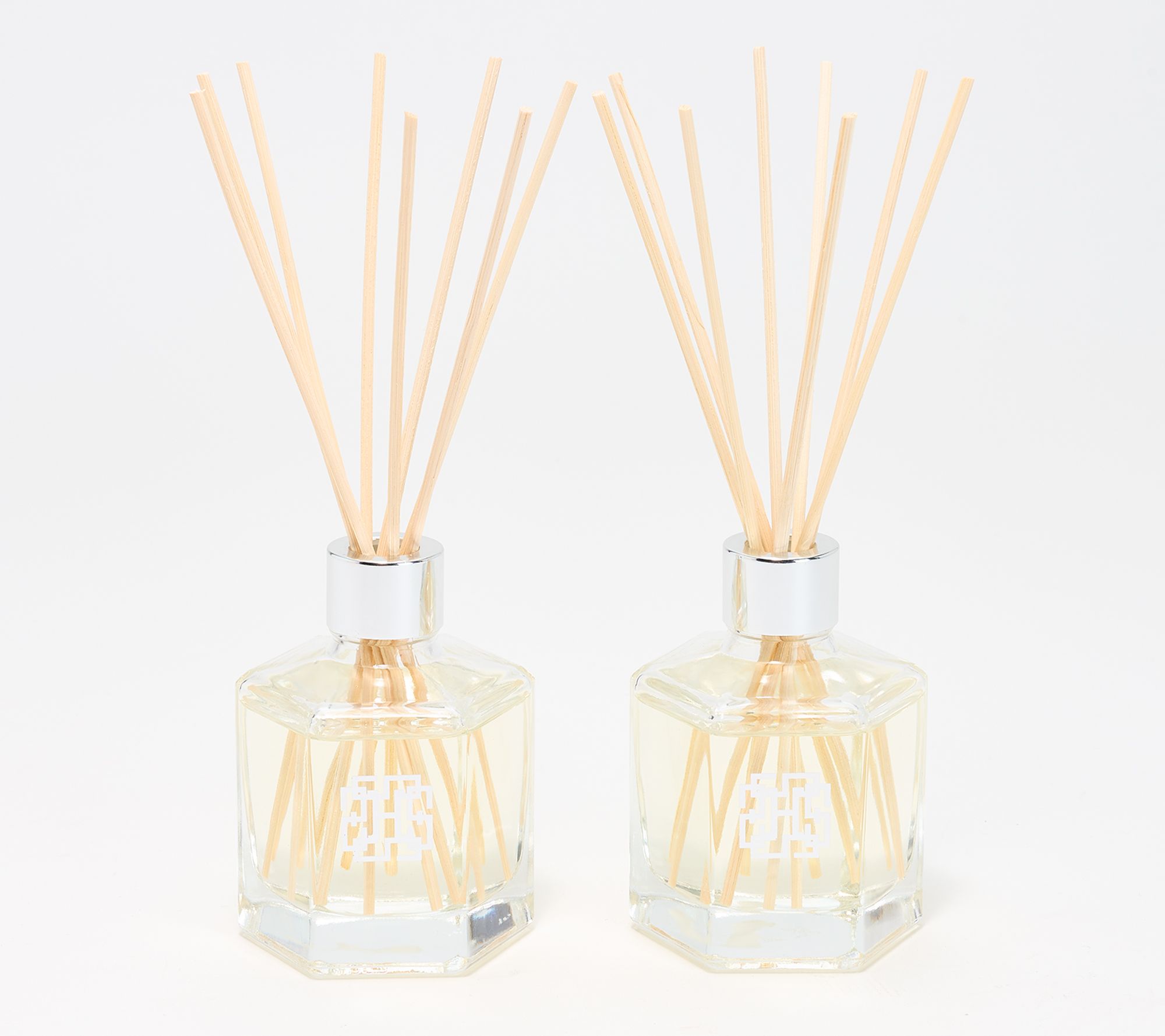 "As Is" HomeWorx by Slatkin + Co. S/2 Mistletoe Reed Diffusers - QVC.com
