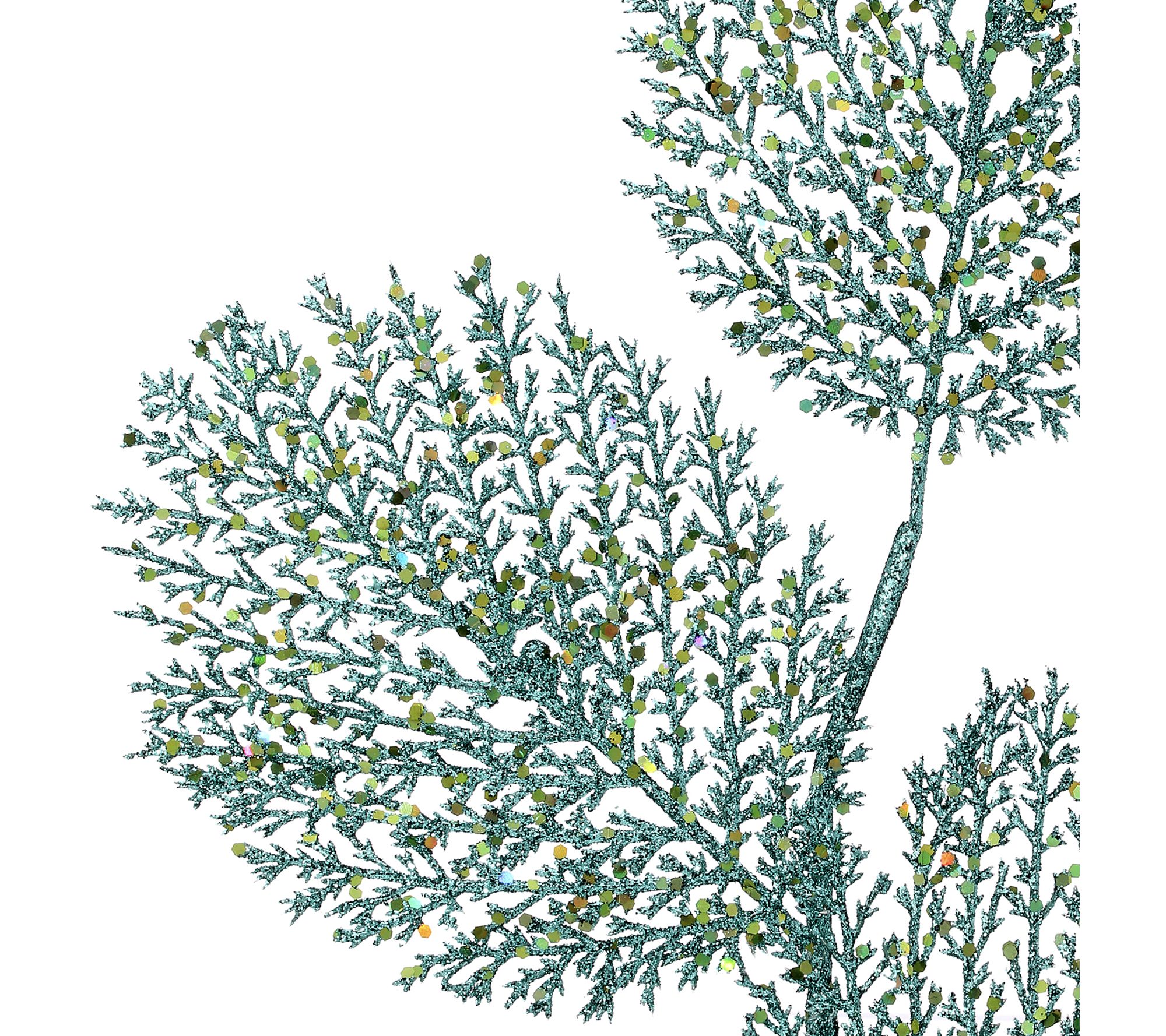 23" Glitter Coral Reef Spray Set of 6 By Valerie - QVC.com