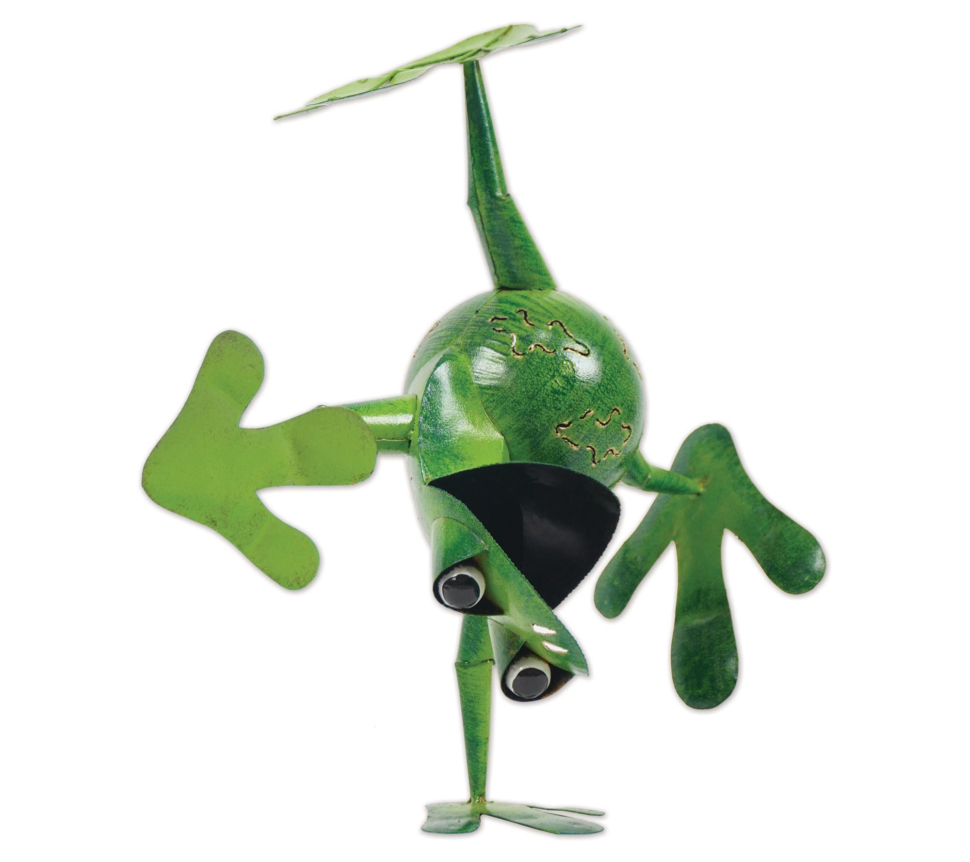 Sunset Vista Designs "Slippy", Frog Sculpture - QVC.com