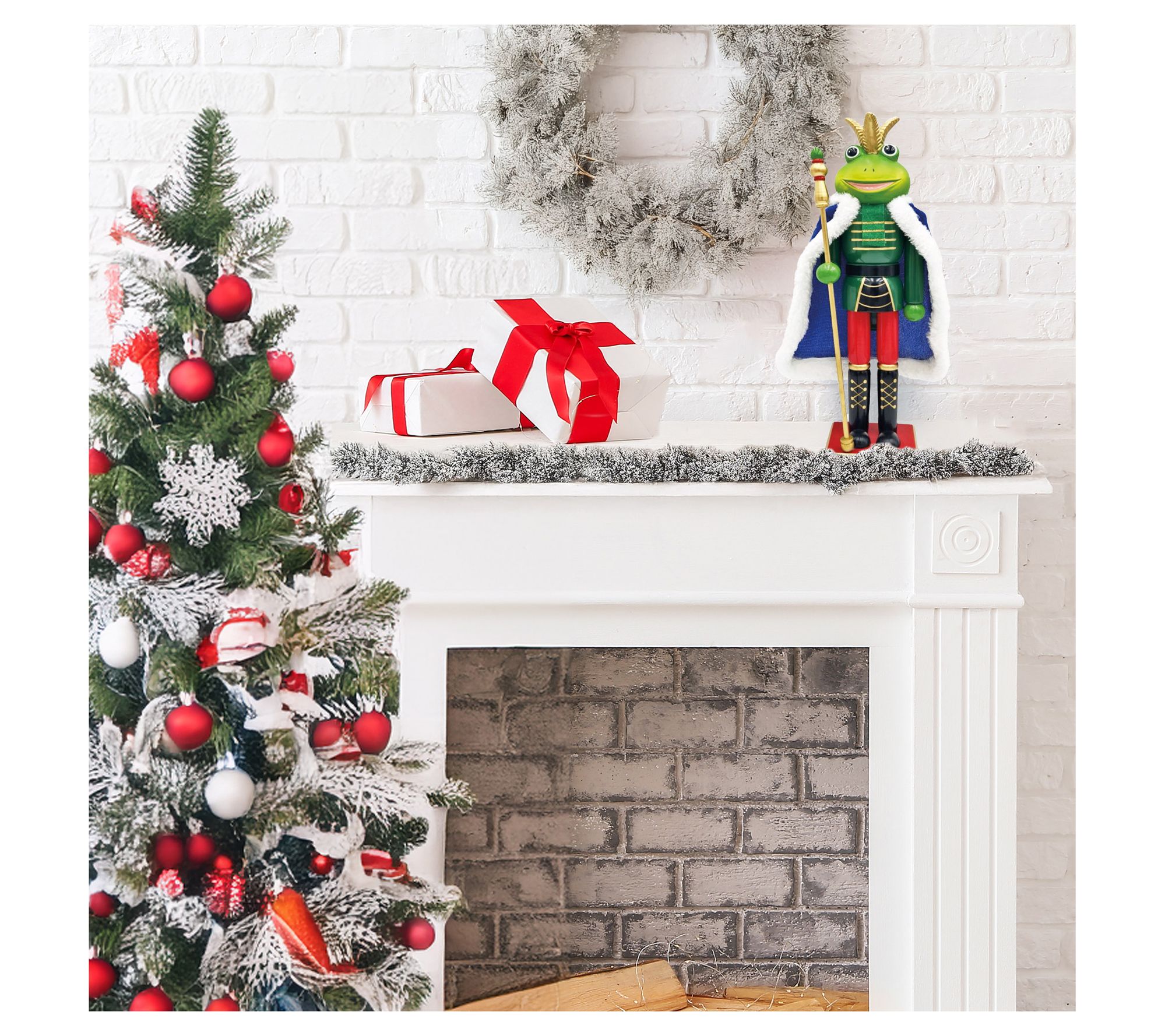 Santa's Workshop 14" Frog King Nutcracker - QVC.com