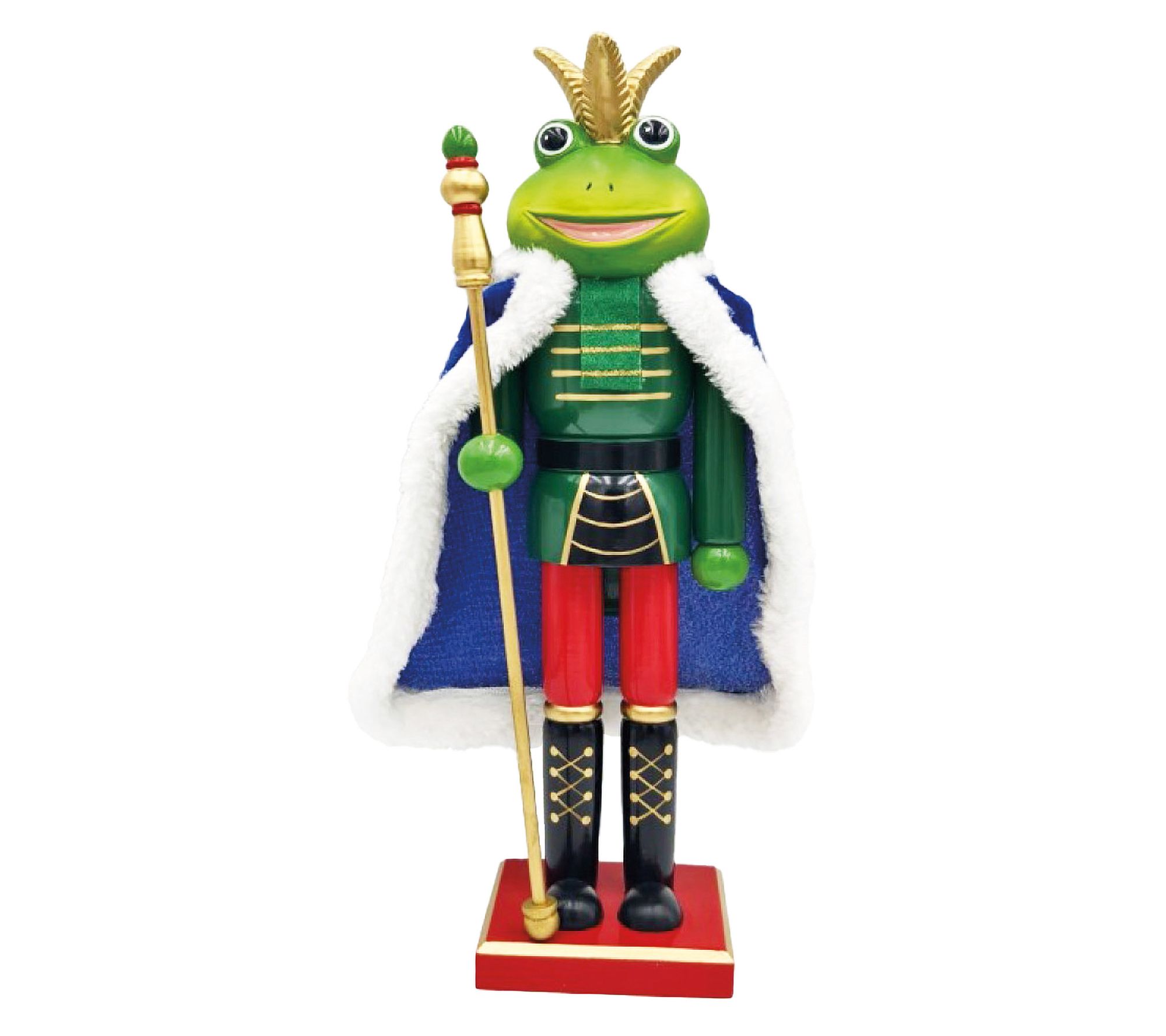 Santa's Workshop 14" Frog King Nutcracker - QVC.com