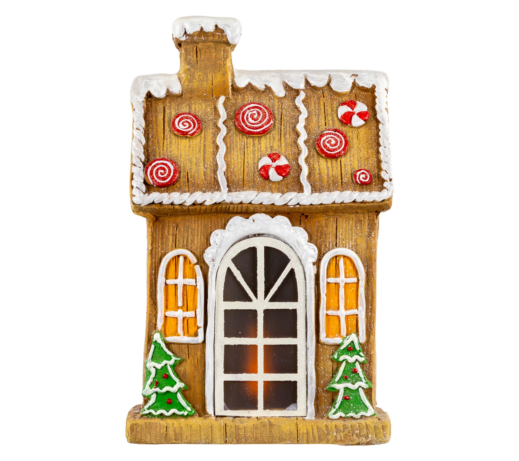 Northlight 14" LED Gingerbread House Christmas Decor - QVC.com