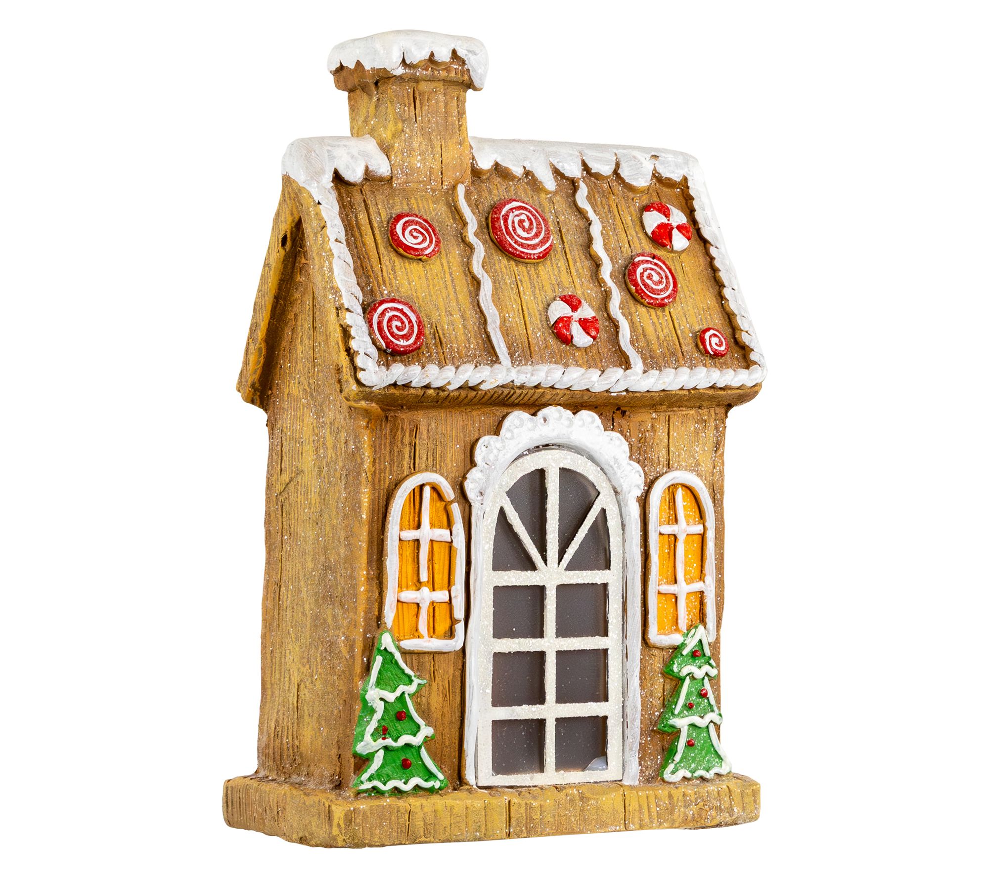 Northlight 14" LED Gingerbread House Christmas Decor - QVC.com