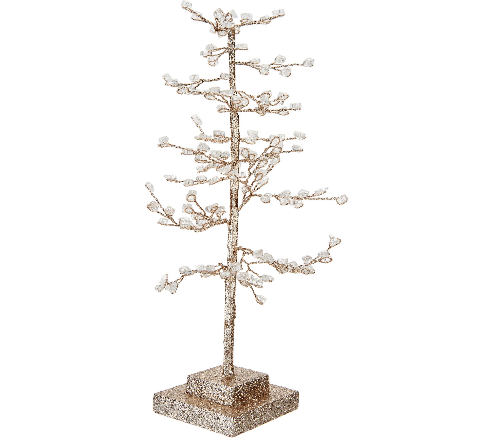 Set of 3 Sparkling Diamond Ice Trees by Valerie - QVC.com