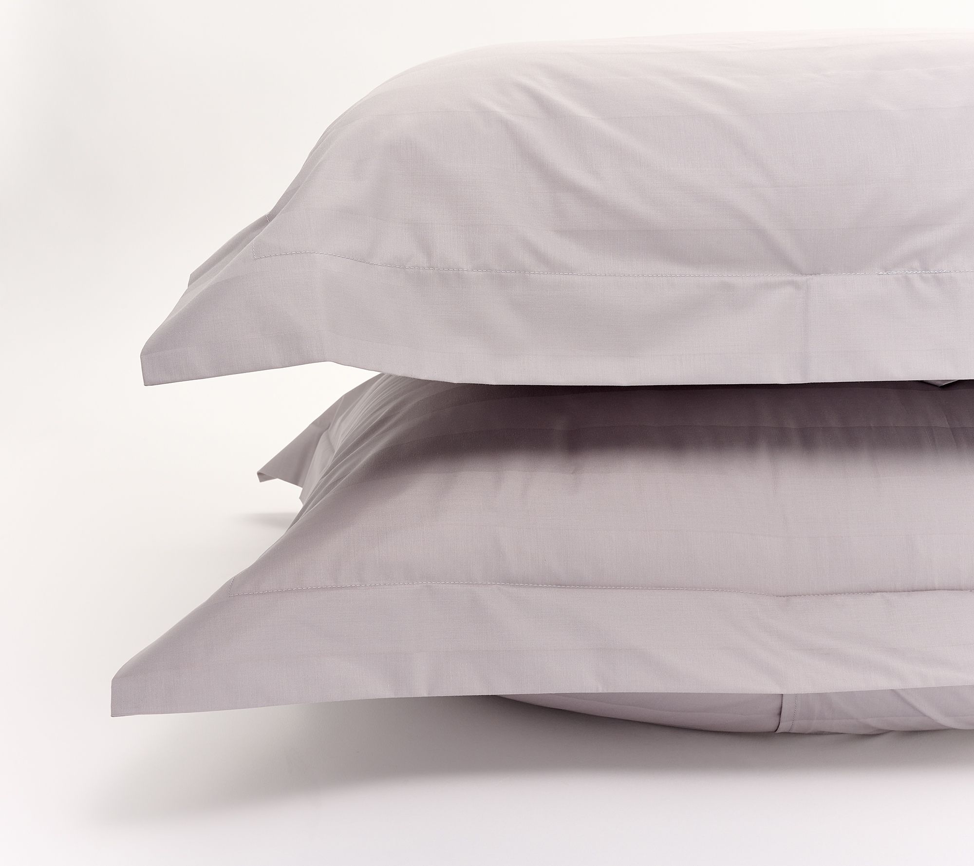 "As Is"Northern Nights Set of 2 Dobby Stripe 310TC Cotton Shams - Std/Qn - QVC.com