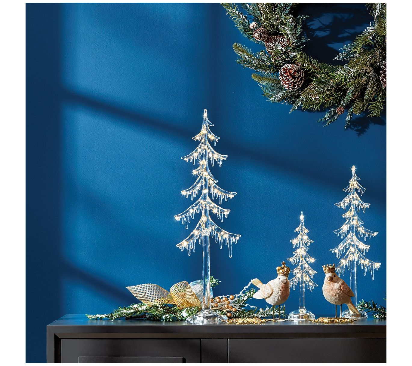 Melrose LED Acrylic Dripping Pine Tree 24.5"H - QVC.com