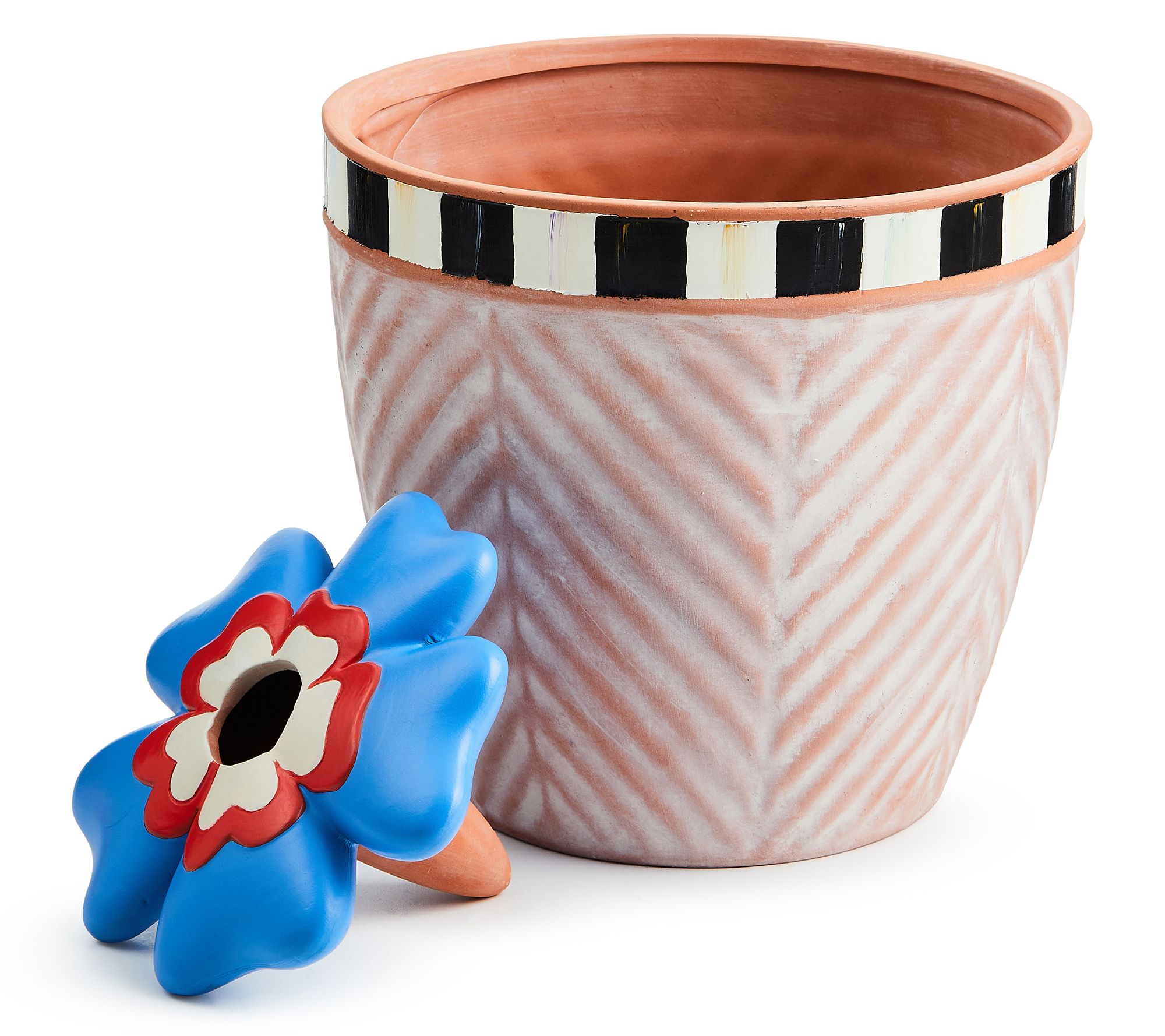 MacKenzie-Childs Dolce Vita Self Care Planter - QVC.com