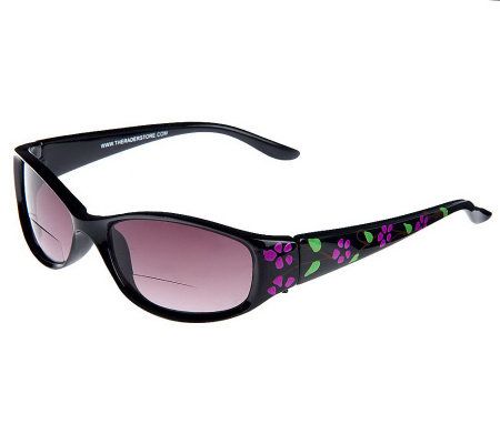 Weeding Glasses Bifocal Sunglasses with Case - QVC.com