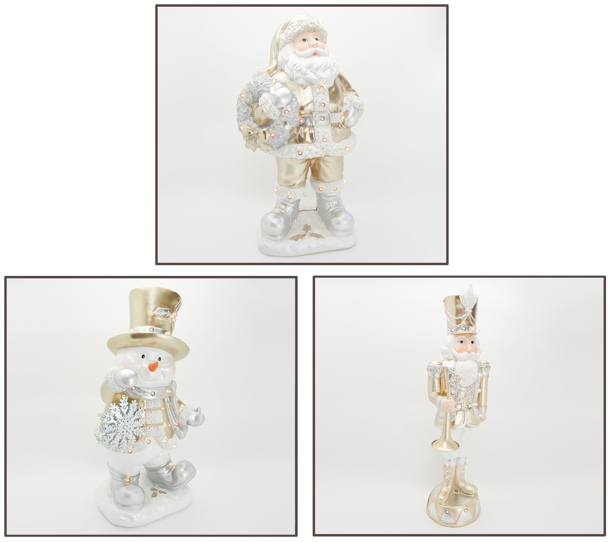 Kringle Express Indoor/Outdoor Oversized Illuminated Holiday Figures ...