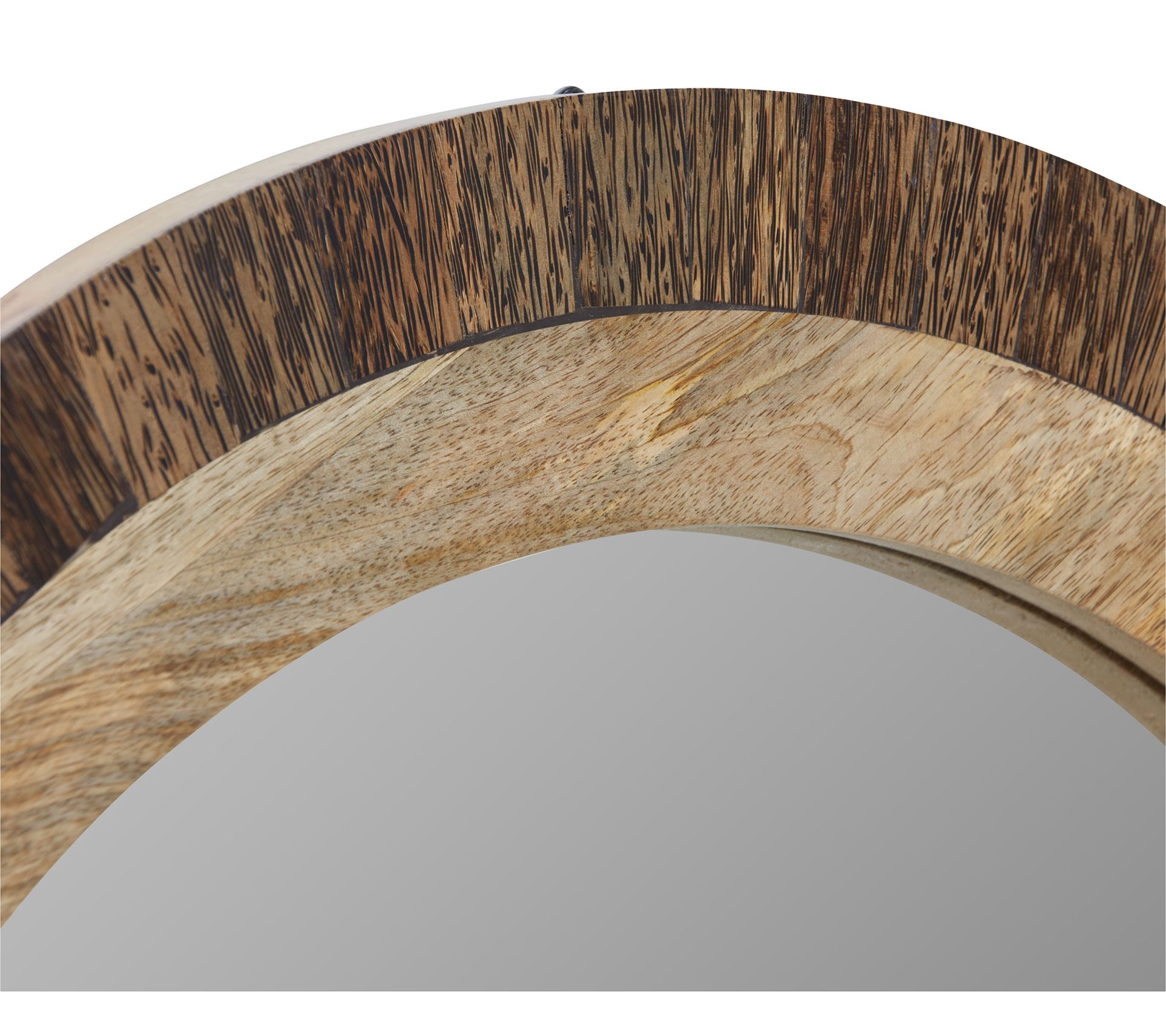 River of Goods 32" Hudson Wood and Glass Wall Mirror - QVC.com