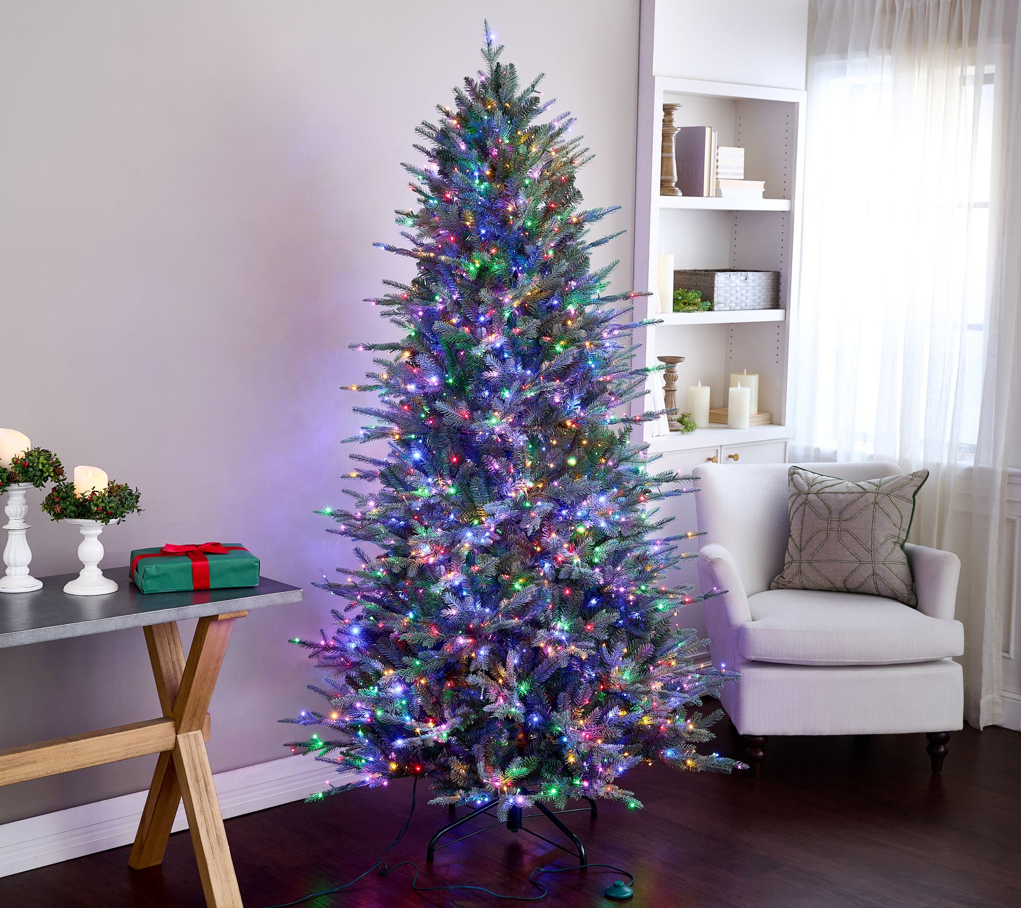 Bethlehem Lights 8.5' Micro LED Christmas Tree w/ Storage Bag - QVC.com