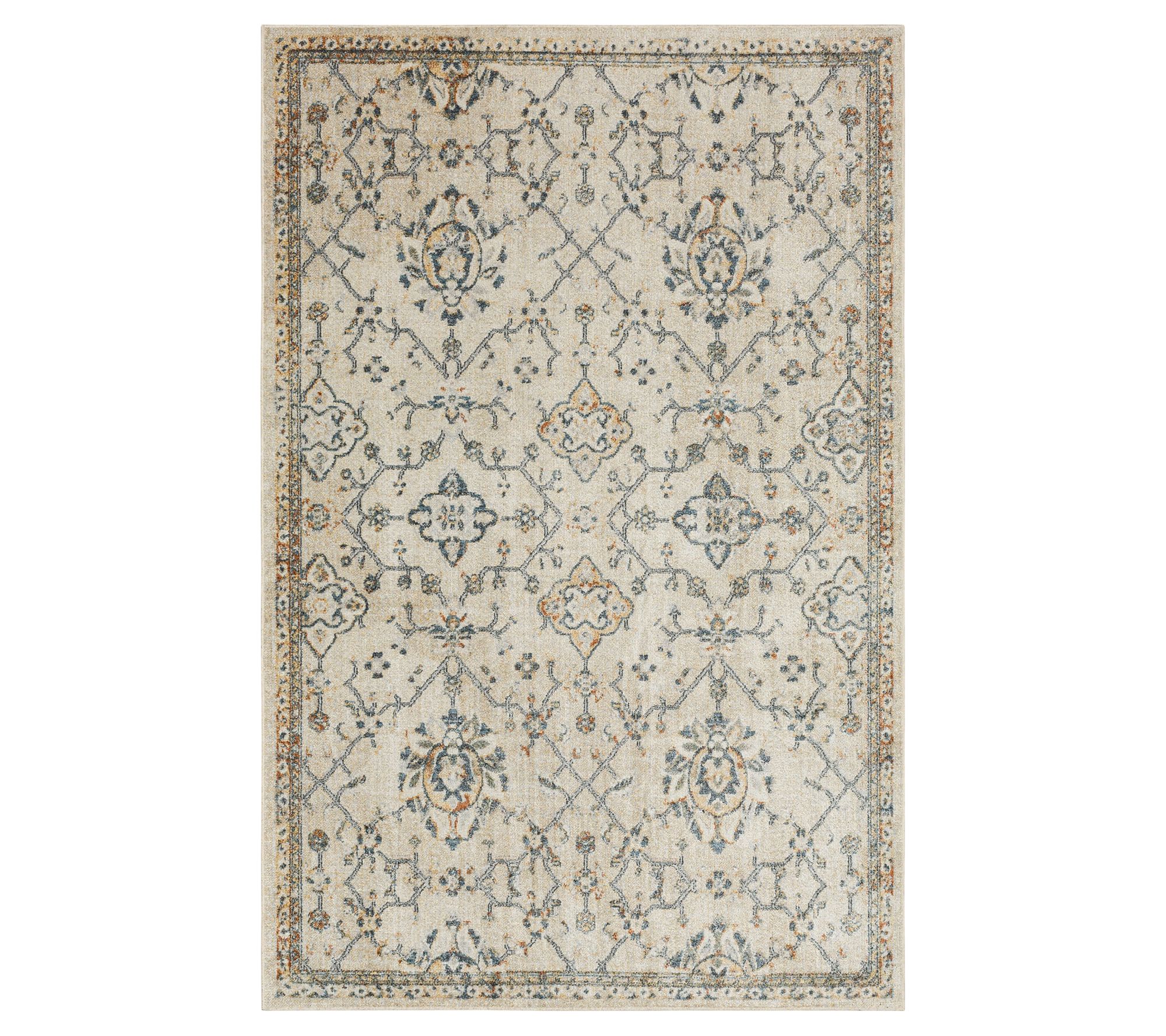 Mohawk Home Theseus Cream 5' 3" X 8' Area Rug - QVC.com