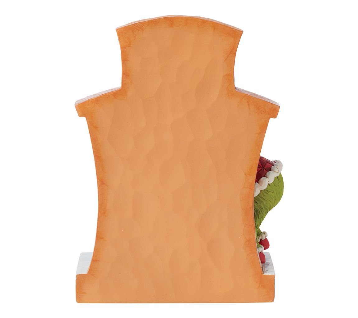 Grinch by Jim Shore Grinch Pushing Tree Up - QVC.com