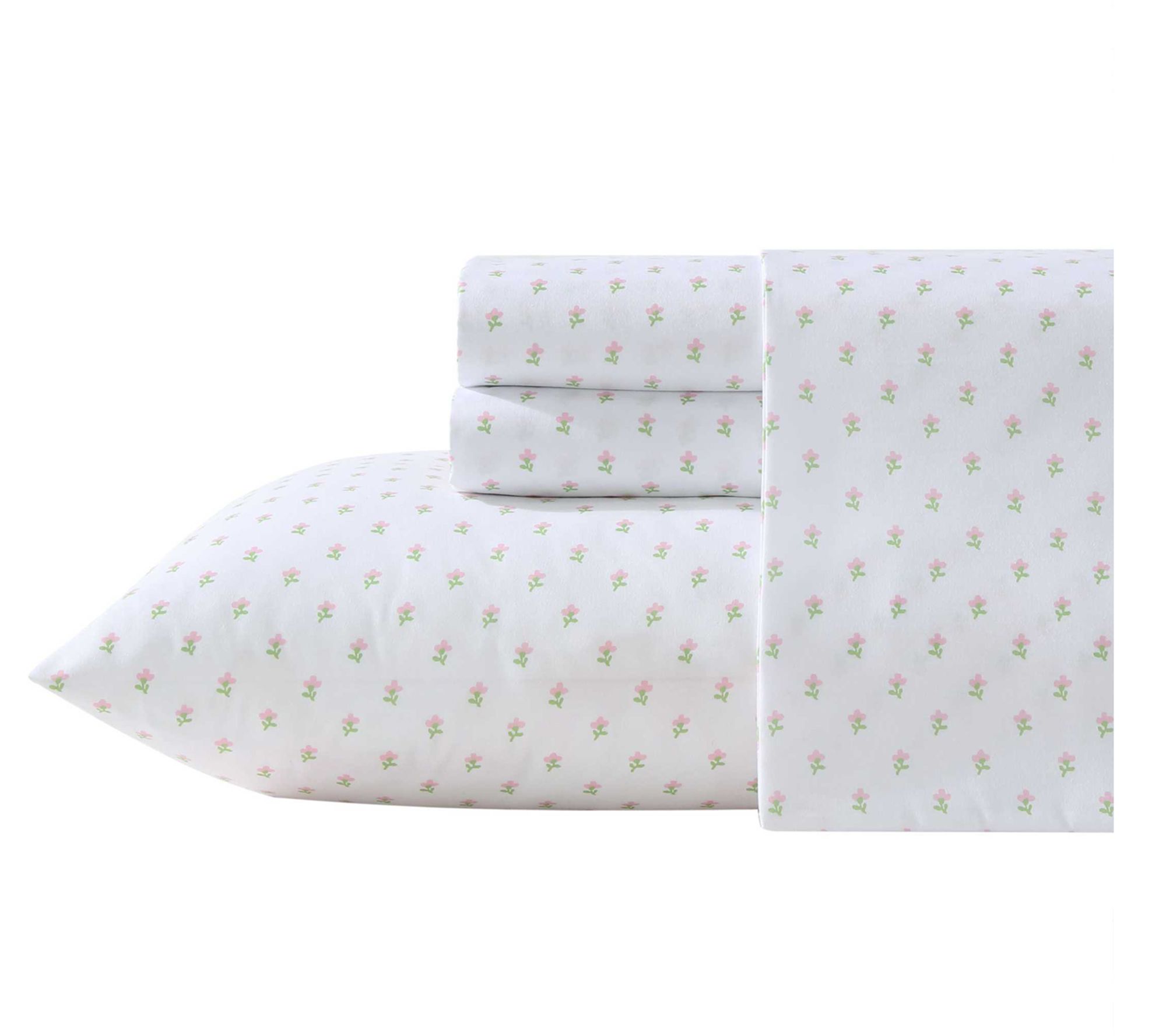 Laura Ashley Wood Violet Twin Xl Sheet Set - QVC.com