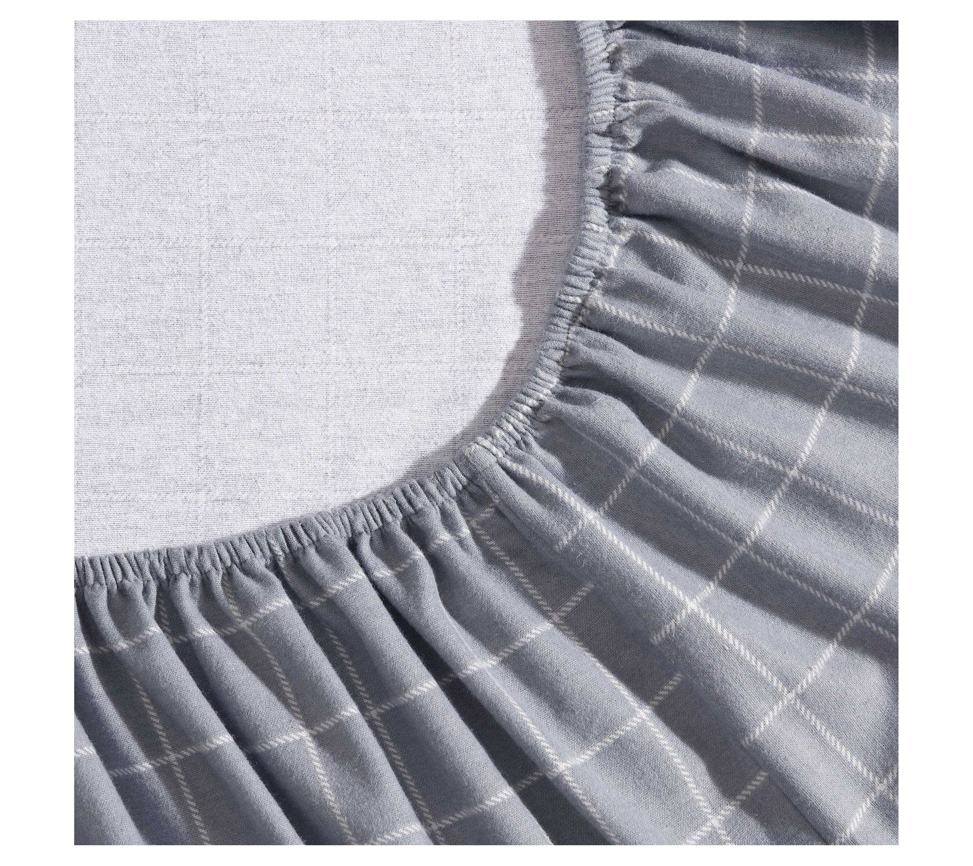 Eddie Bauer Great Plains Plaid Cotton Flannel Full Sheet Set - QVC.com