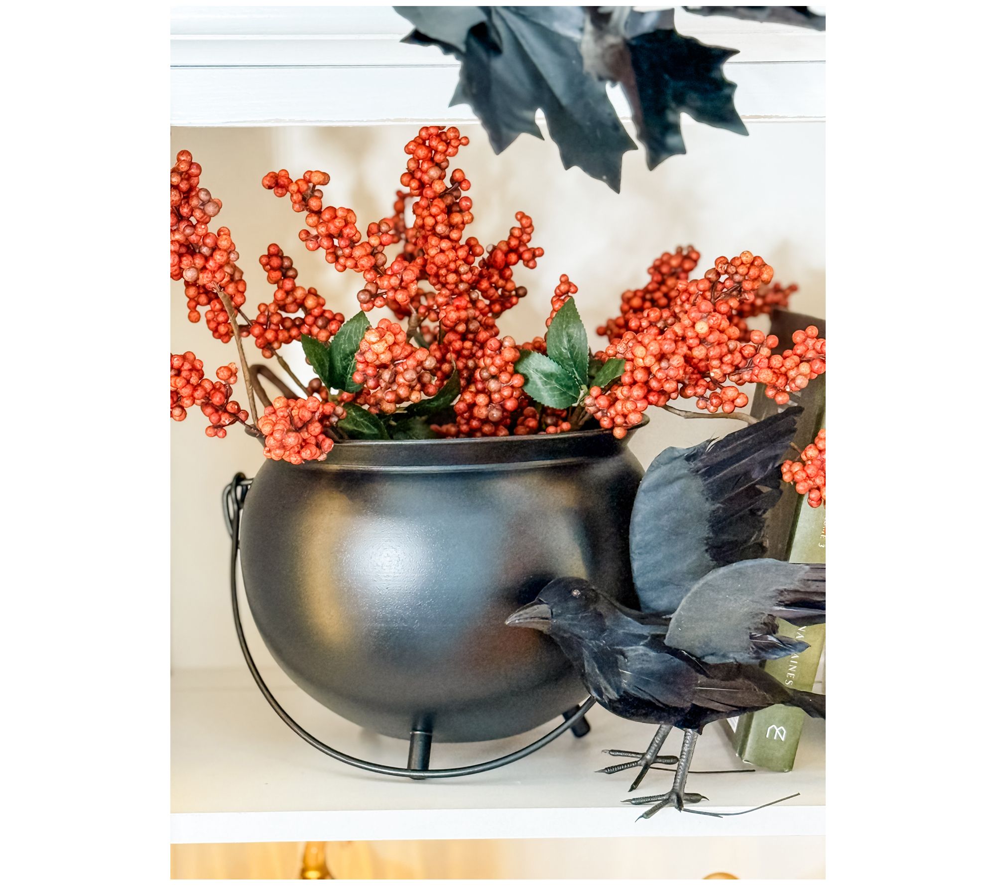 "As Is" Simply Stunning Tabletop Metal Cauldron-Janine - QVC.com