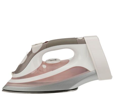 Kalorik Steam Iron with Retractable Cord - Pink - QVC.com