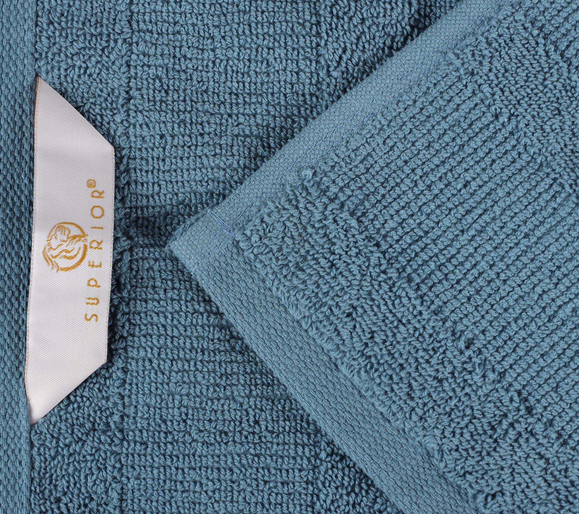 Superior Ribbed Turkish Cotton Quick-Dry 3-PC Twel Set - QVC.com