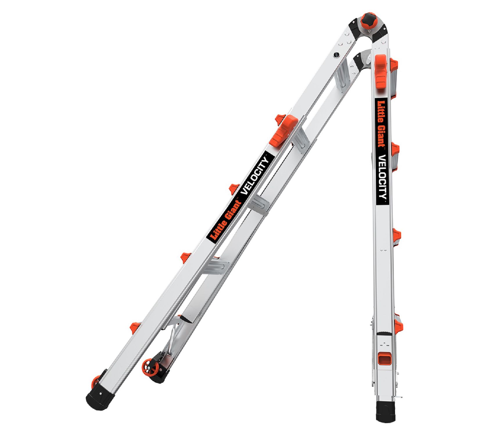 Little Giant 17' Multi-Position Ladder W/Ratchet Levelers - QVC.com