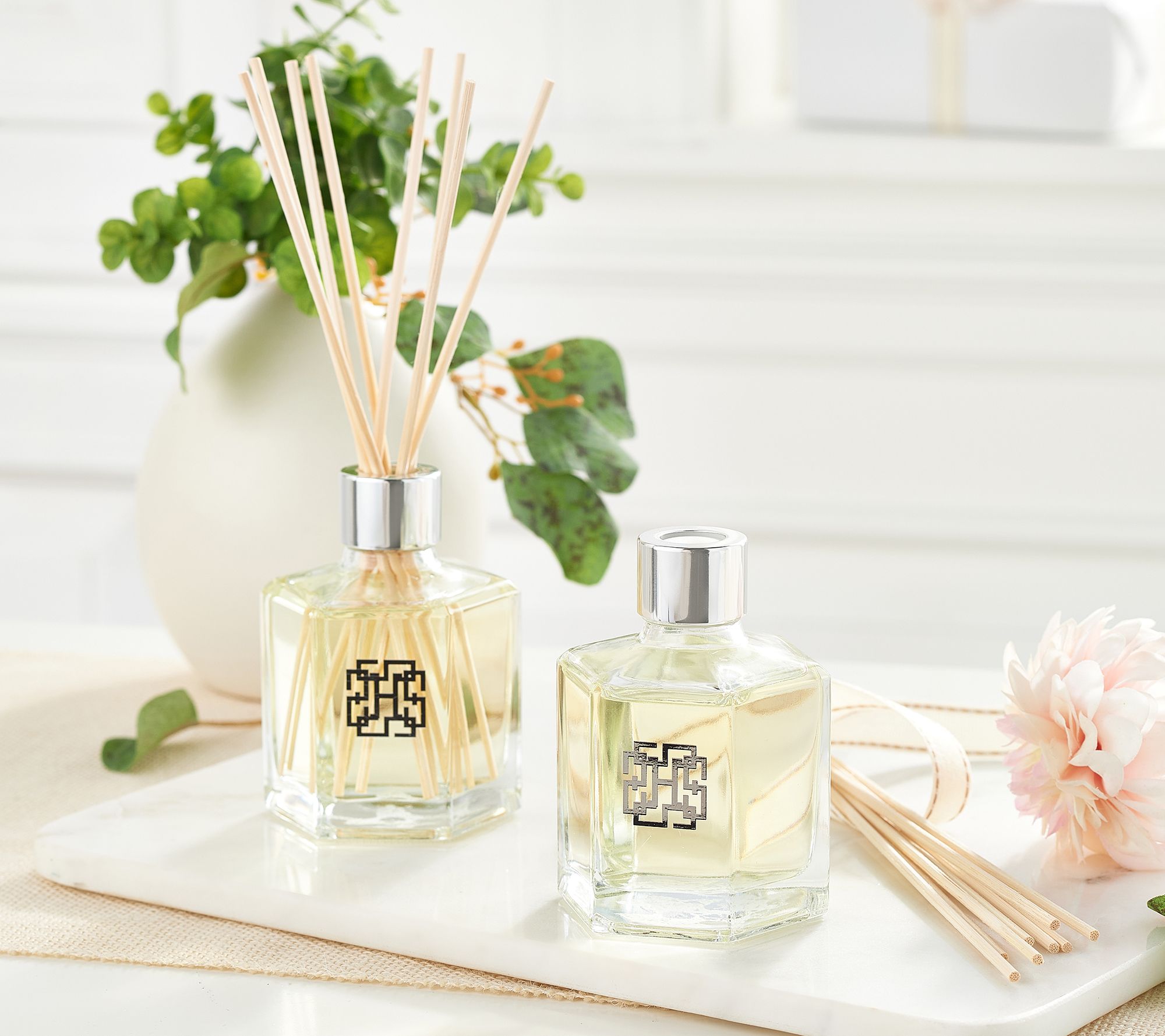 "As Is" HomeWorx by Slatkin & Co. S/2 Amalfi Stick Diffusers - QVC.com