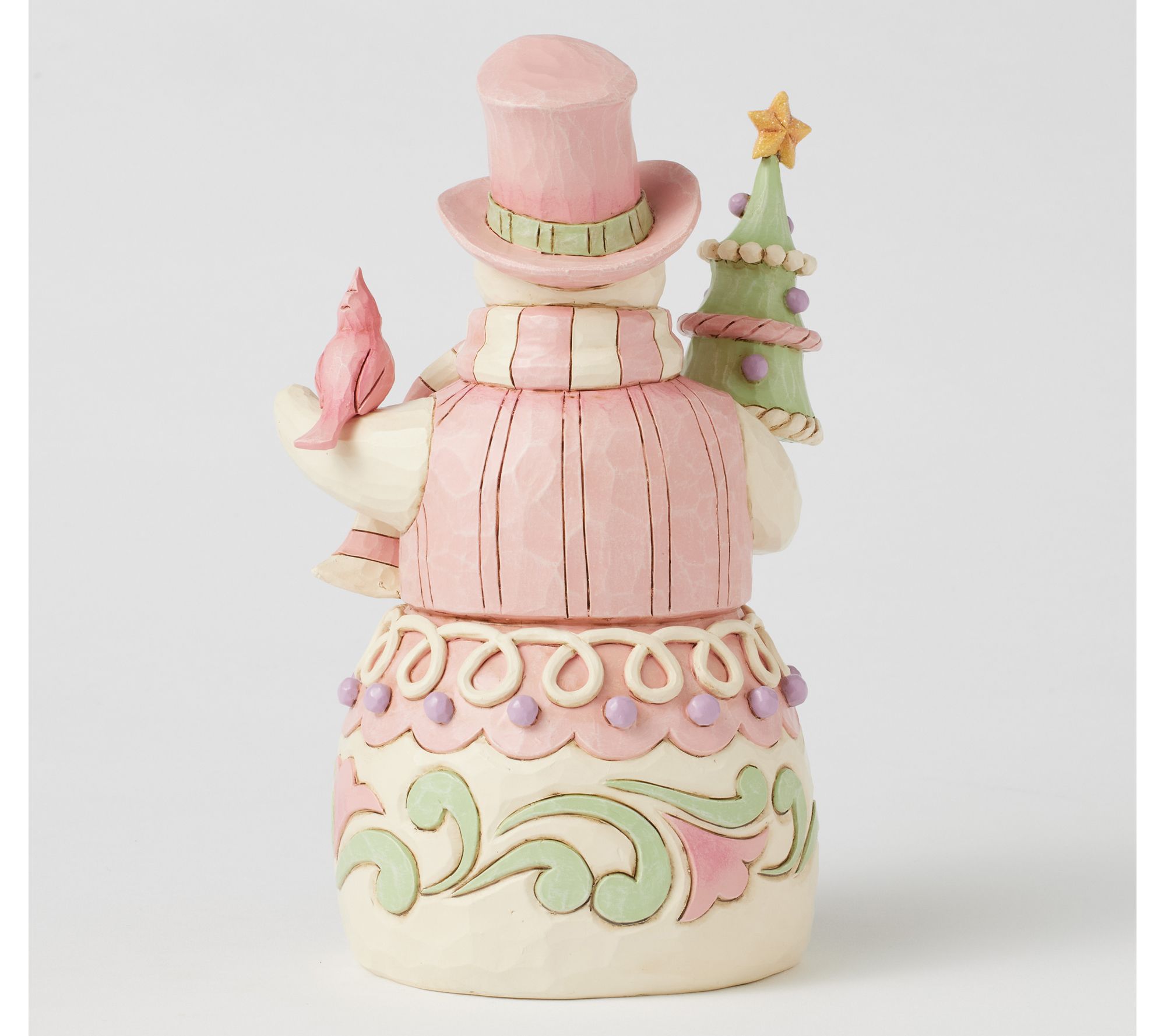 Jim Shore Heartwood Sweets Snowman Figurine 7.5in - QVC.com