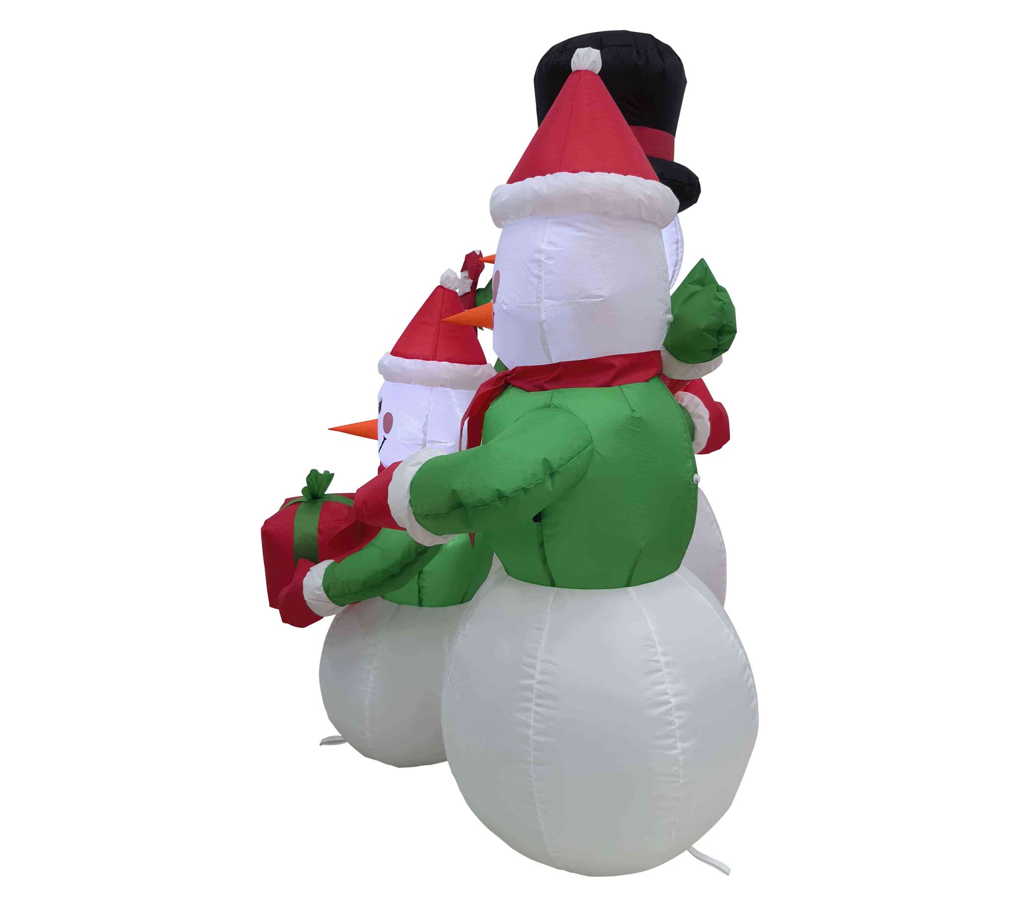 Northlight Prelit Inflatable Snowman Yard Christmas Decor 4' - QVC.com
