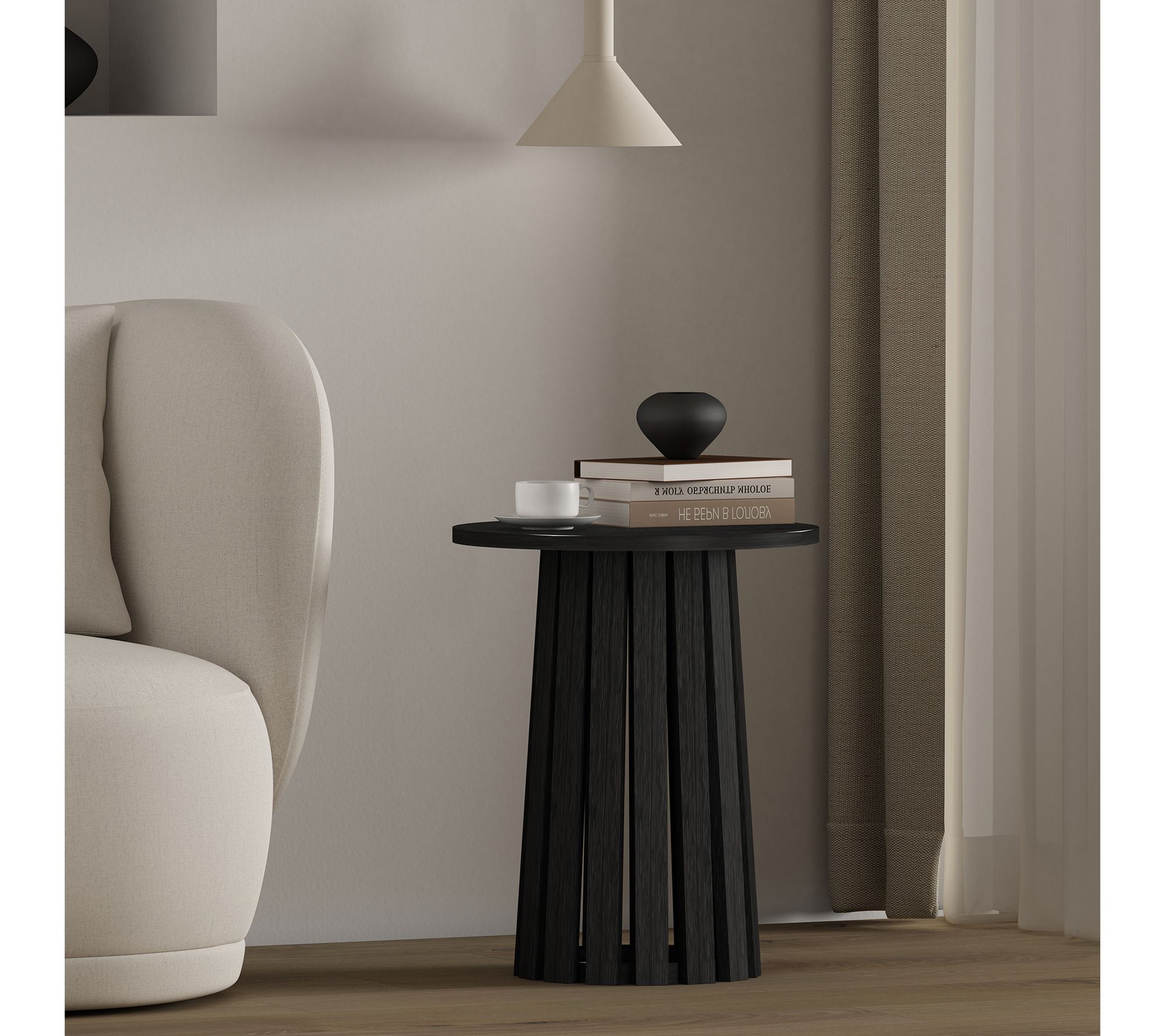 Manhattan Comfort Layla End Table - QVC.com