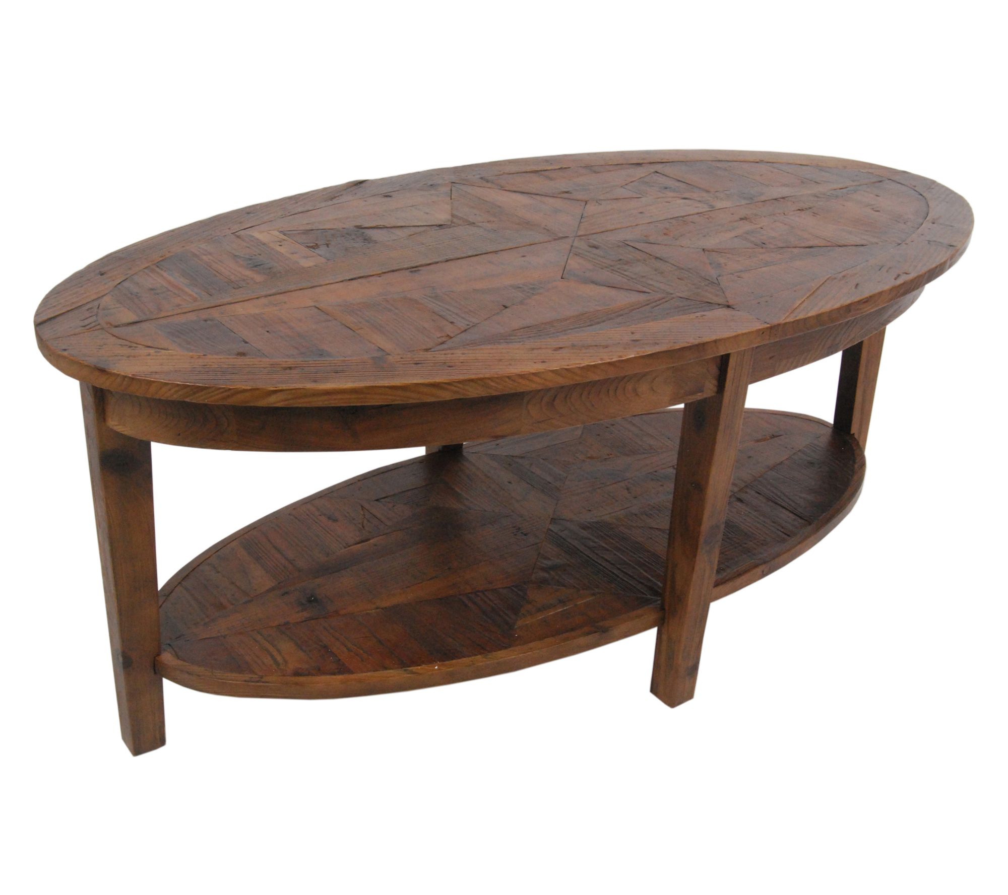 Alaterre Furniture Revive Coffee Table 48" OvalCoffee Table - QVC.com