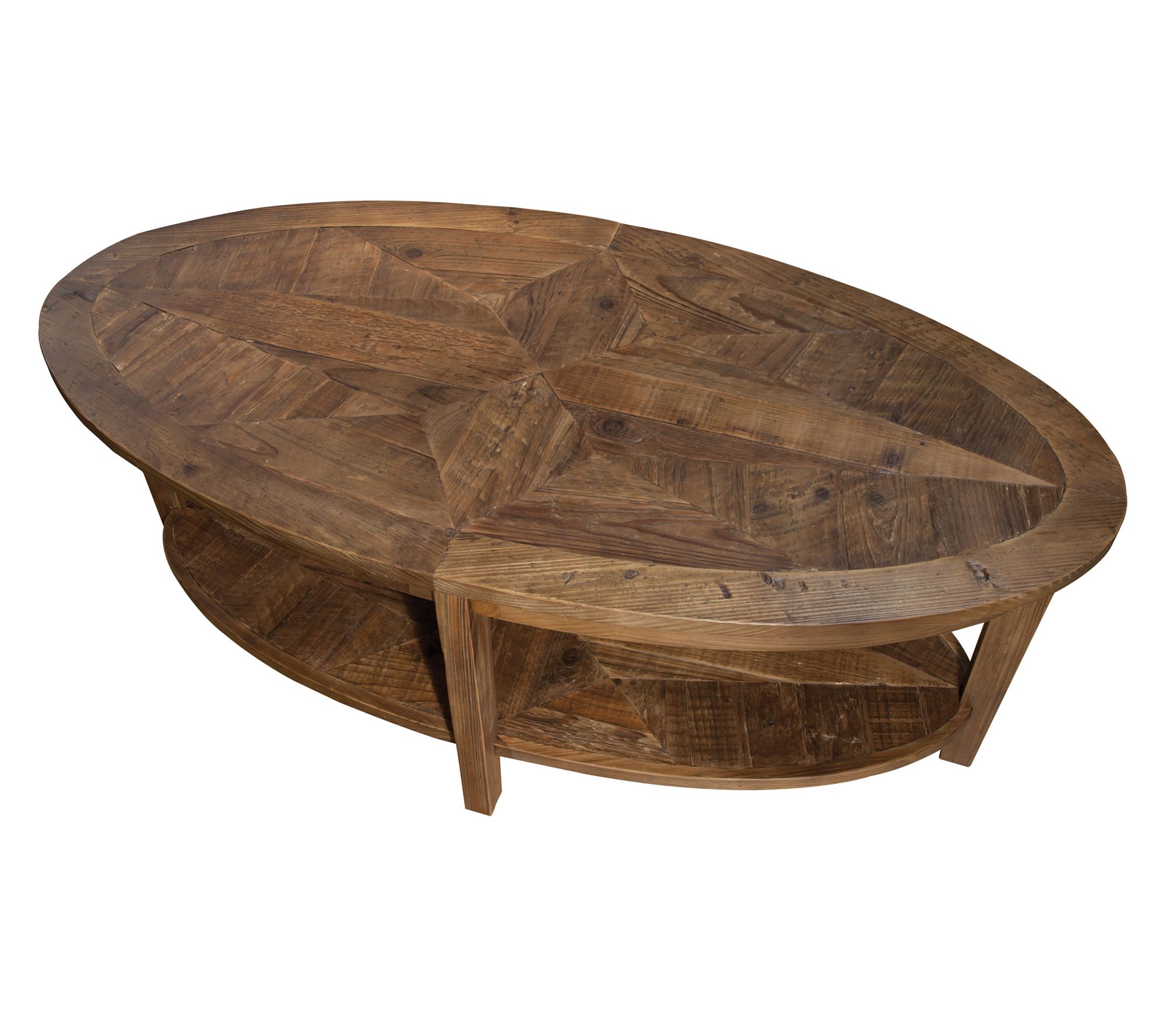Alaterre Furniture Revive Coffee Table 48" OvalCoffee Table - QVC.com