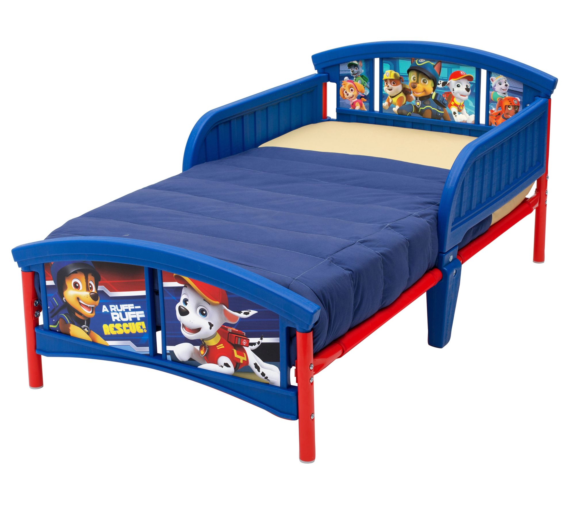 Nick Jr. PAW Patrol Plastic Toddler Bed by Delta Children - QVC.com