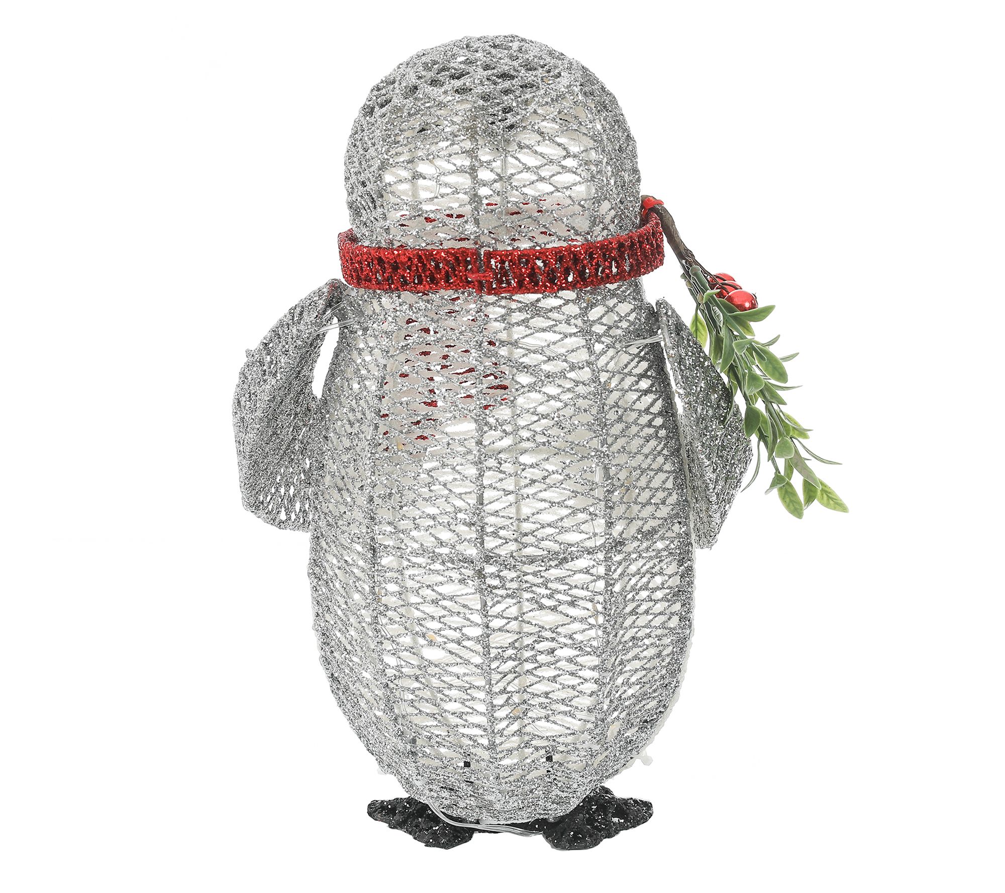 LuxenHome Penguin Lighted LED Indoor Outdoor Hoiday Decor - QVC.com