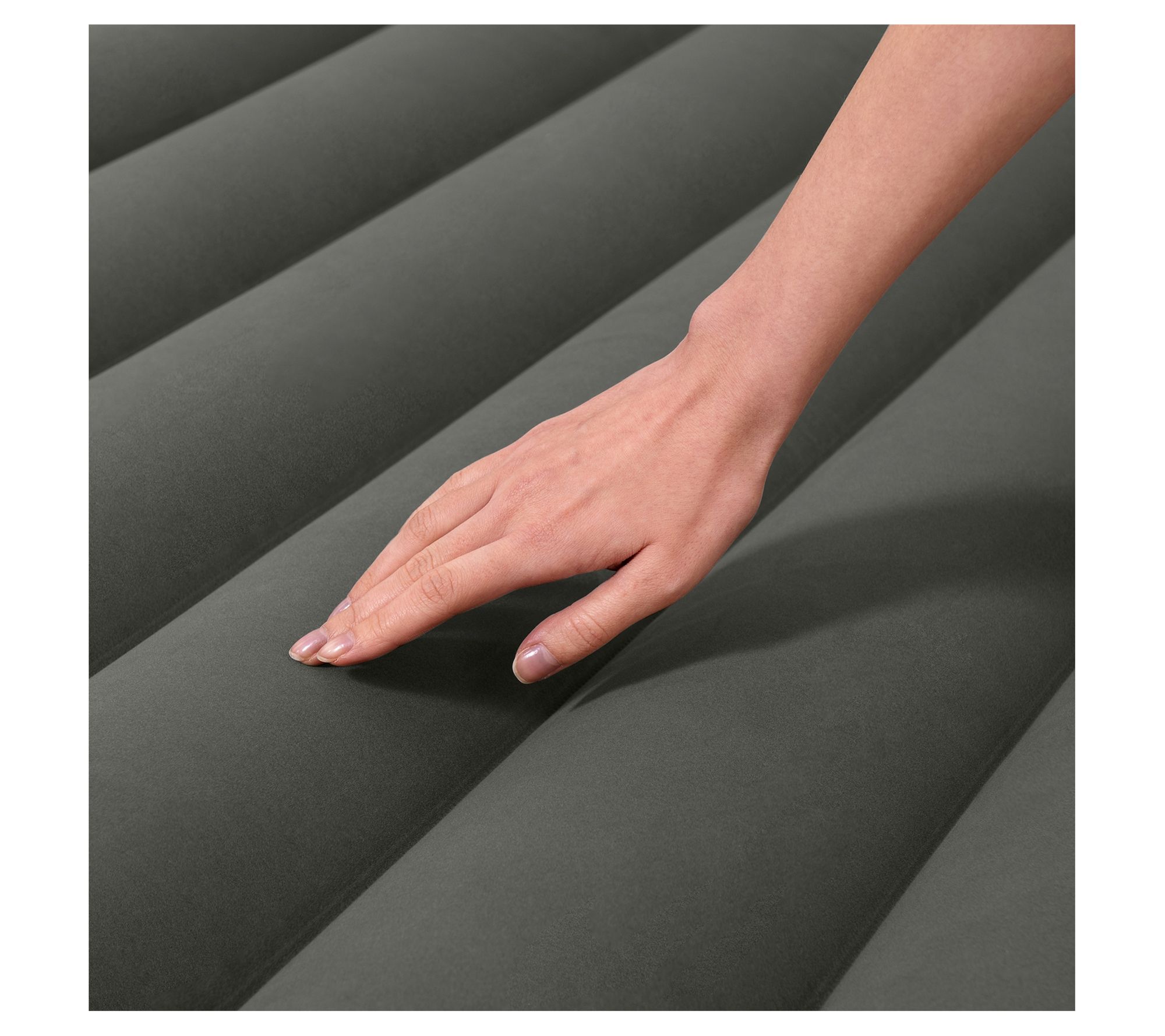 Bestway Tritech Air Mattress, Queen 12" Built-in Battery Pump - QVC.com