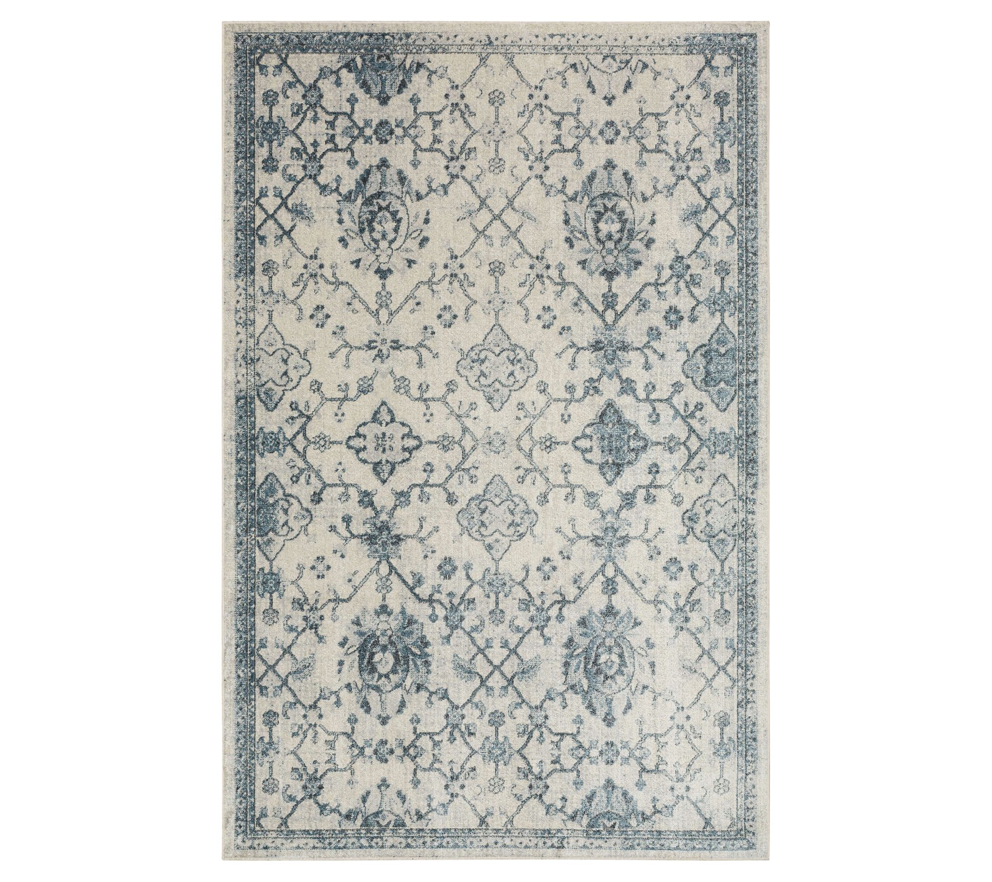 Mohawk Home Theseus Blue 5' 3" X 8' Area Rug - QVC.com