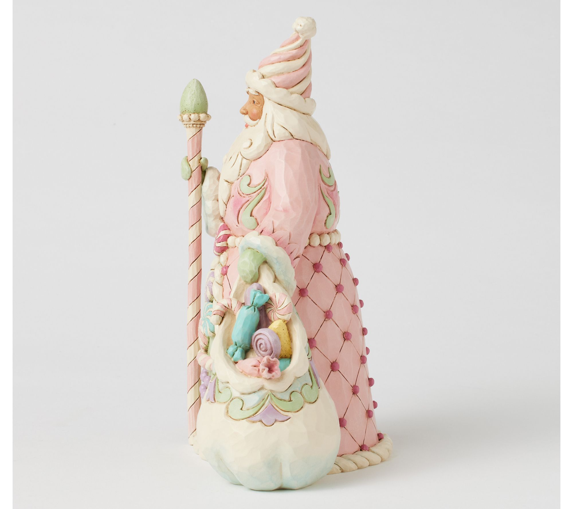 Jim Shore Heartwood Sweets Santa Figurine 9.5inH - QVC.com