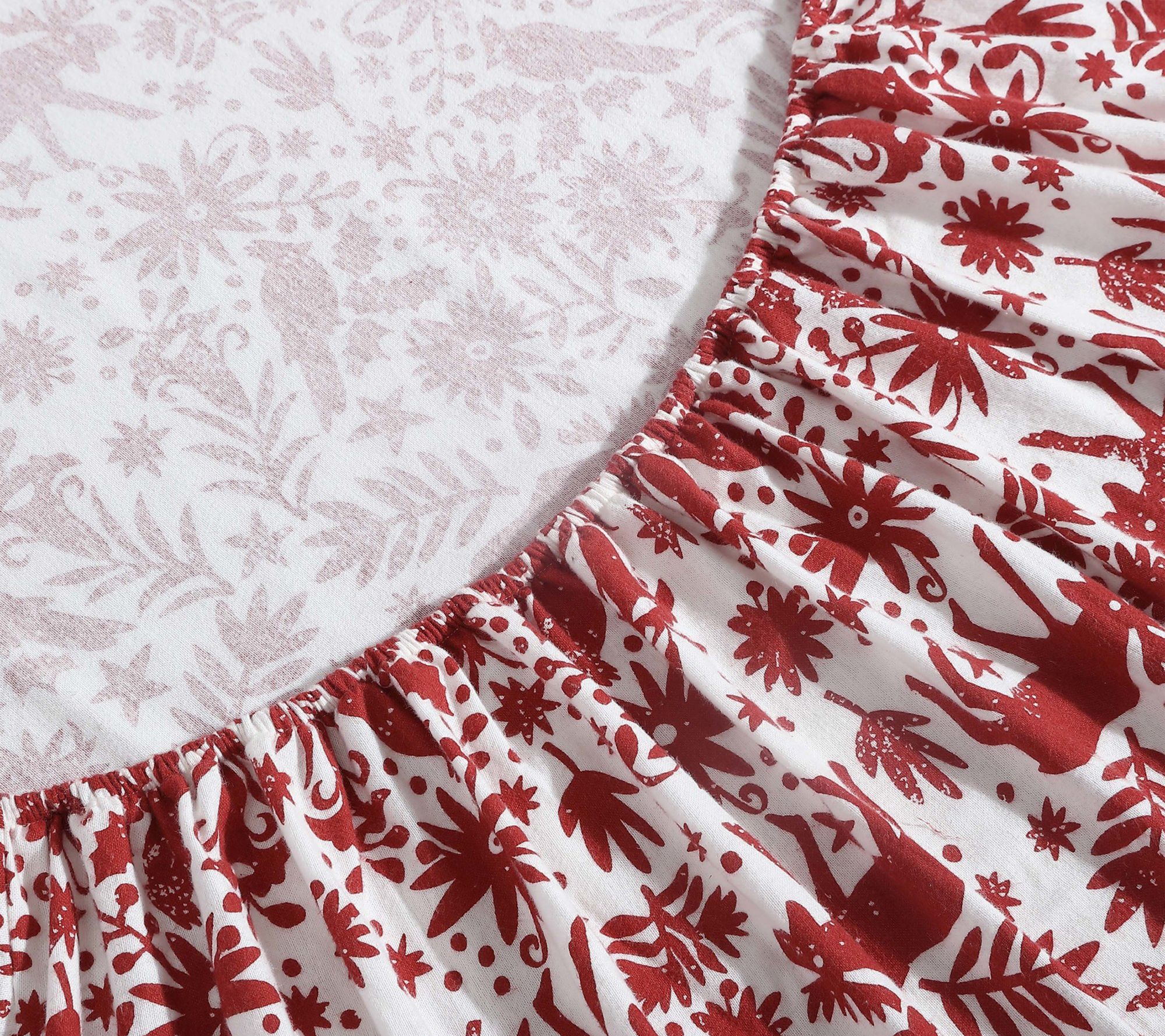 Eddie Bauer Arcadia Red Cotton Full Sheet Set - QVC.com