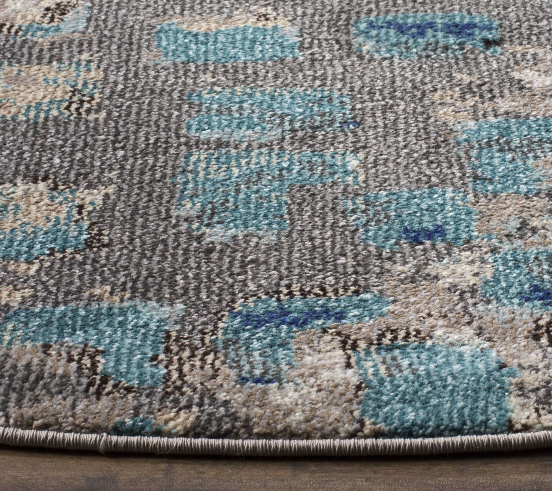 Safavieh Monaco Gogh 6'7" x 6'7" Round Rug - QVC.com