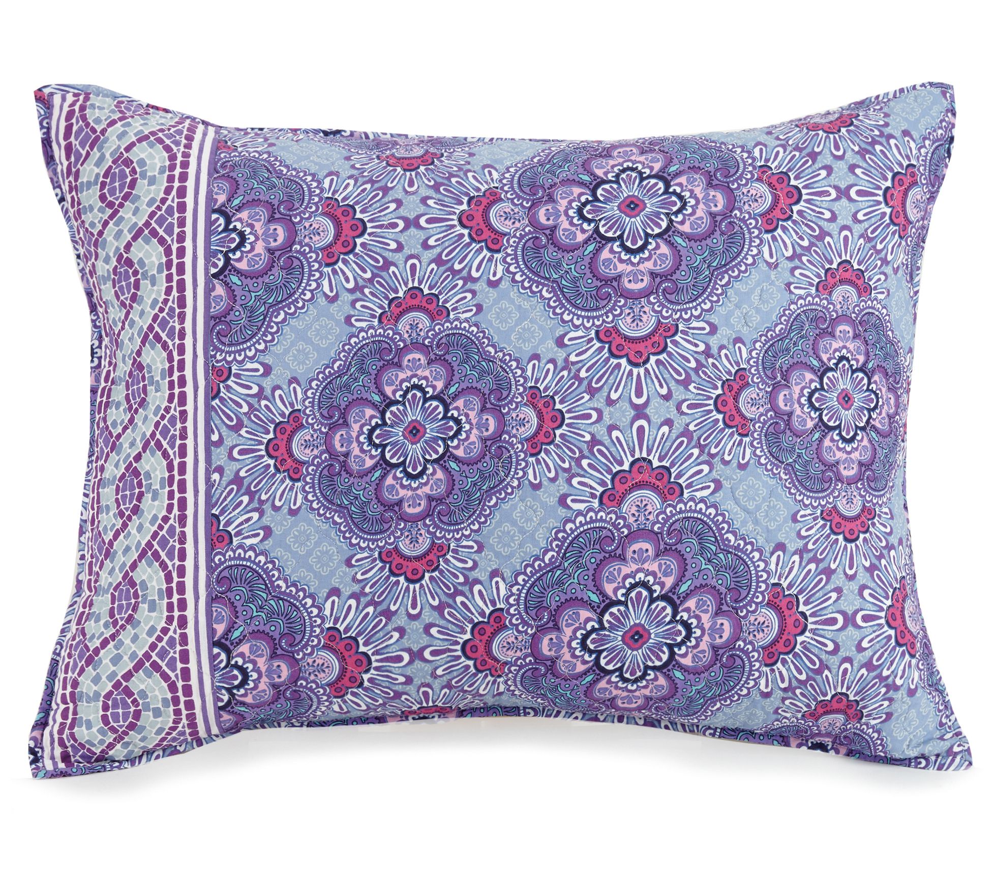 Vera Bradley Purple Passion King Sham - QVC.com