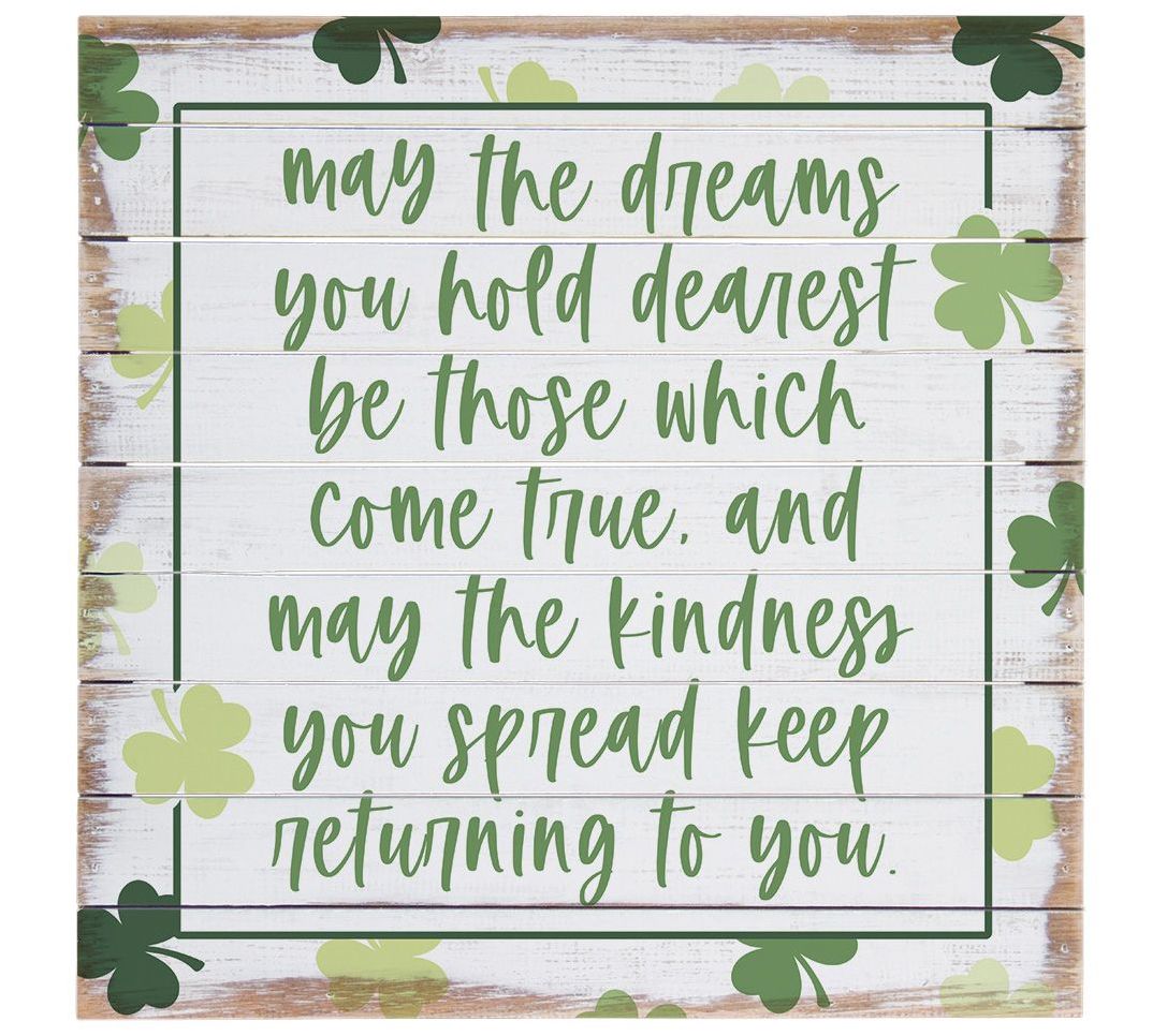 Sincere Surroundings 14" Dreams Hold Dearest Perfect Pallet - QVC.com