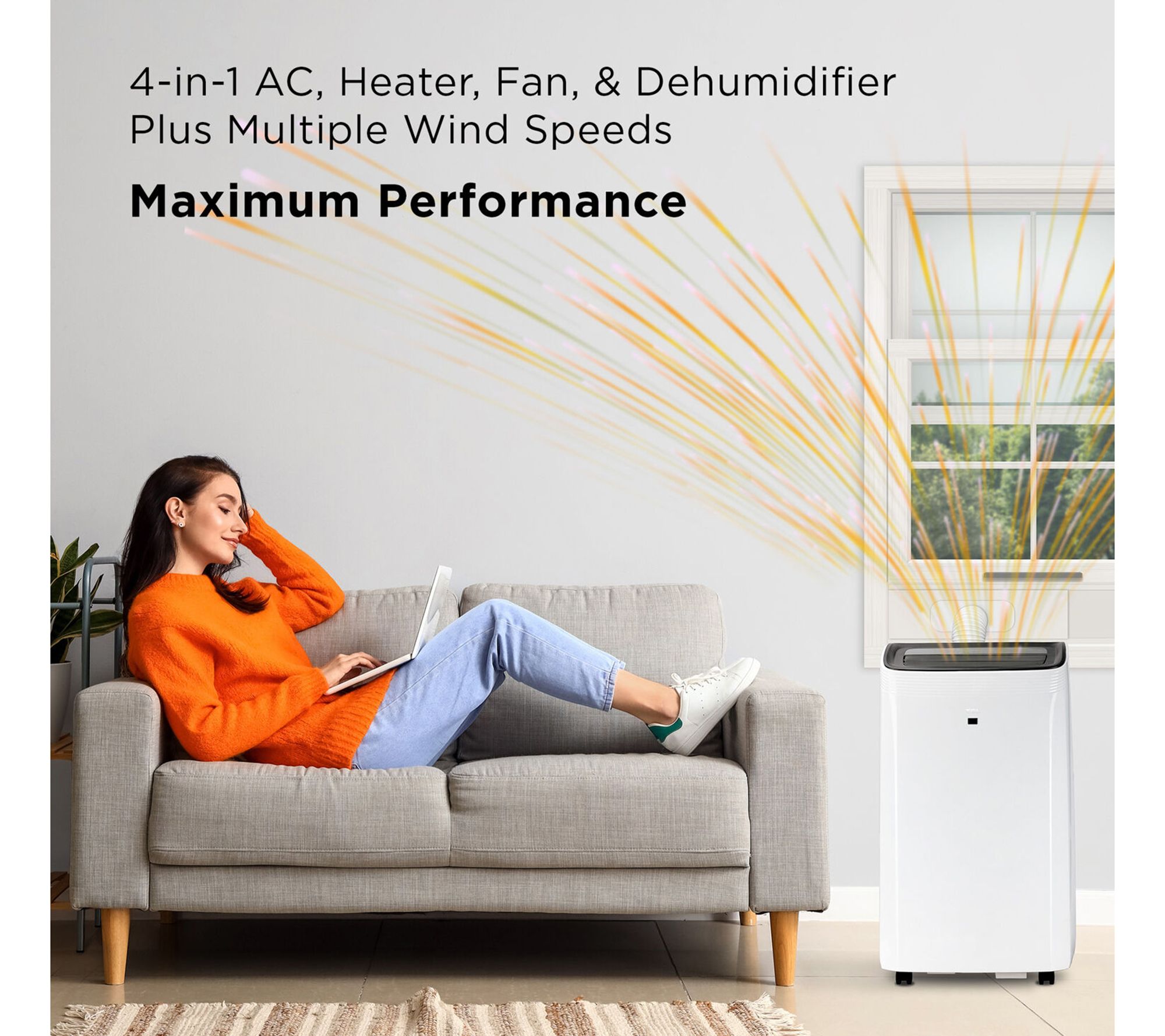 TCL 10,000 BTU Smart Portable Air Conditioner - QVC.com