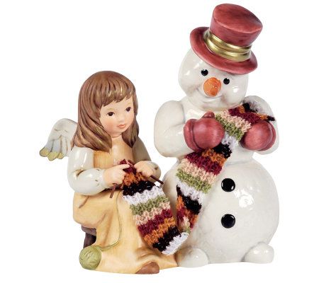 Goebel Snowman To Keep You Warm Figurine - QVC.com