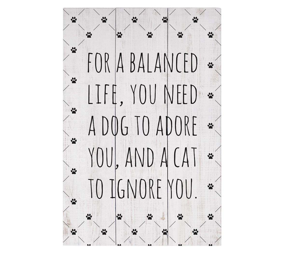 Sincere Surroundings 16" Balanced Life Rustic Pallet - QVC.com