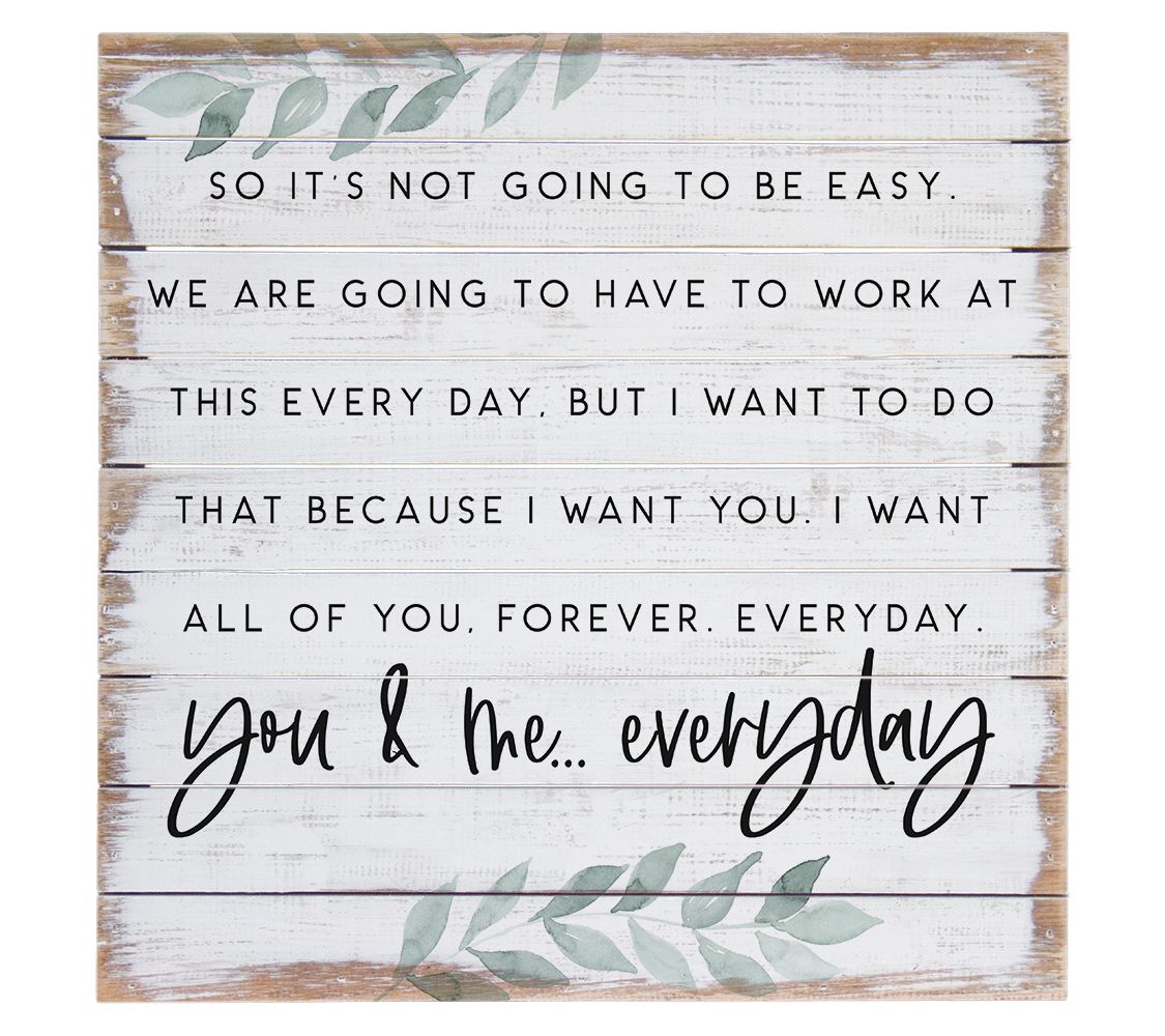 Sincere Surroundings 14" You Me Everyday Perfect Pallet - QVC.com