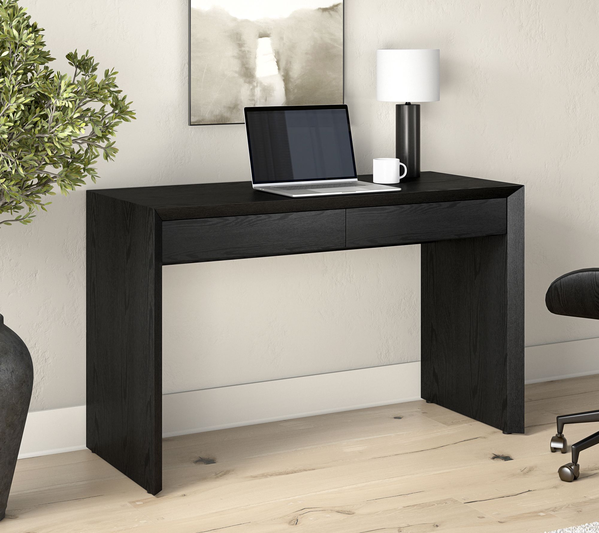 Hudson&Canal Pembroke 48'' Wide Rectangular Desk - QVC.com