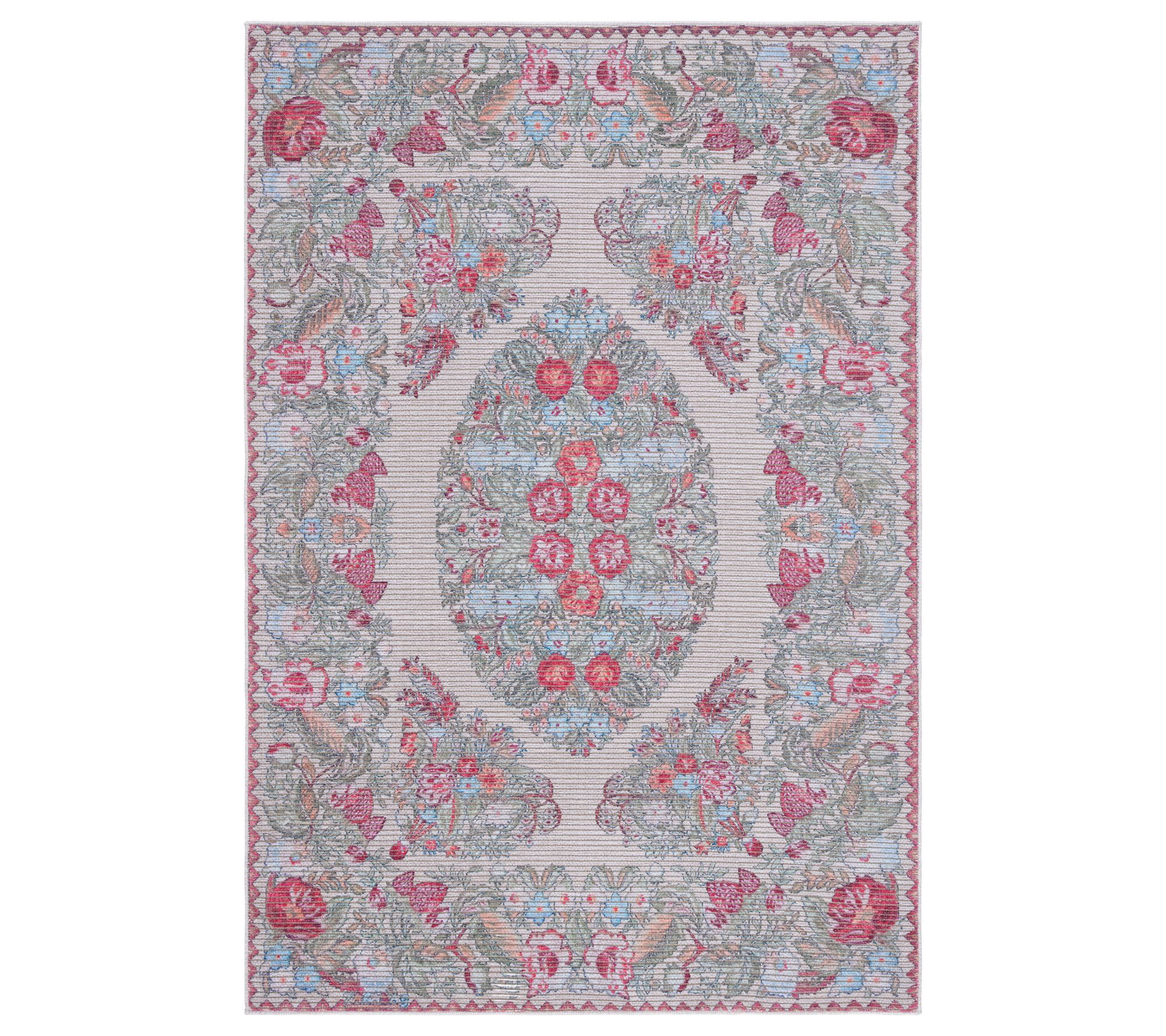 Safavieh Blossom Crest Washable 4' x 6' Rug - QVC.com