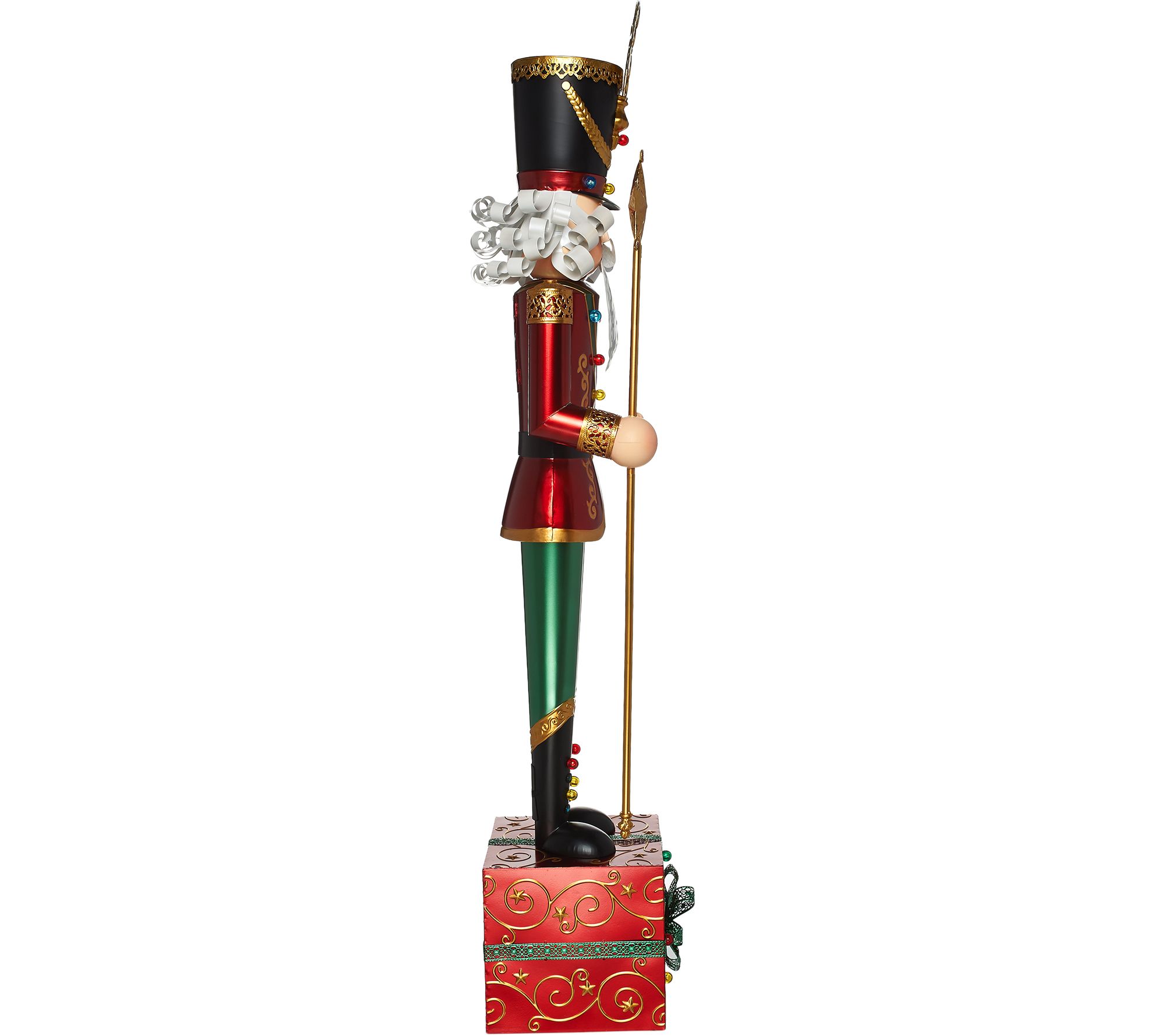 Kringle Express 5' Oversized Indoor/Outdoor Illuminated Nutcracker ...